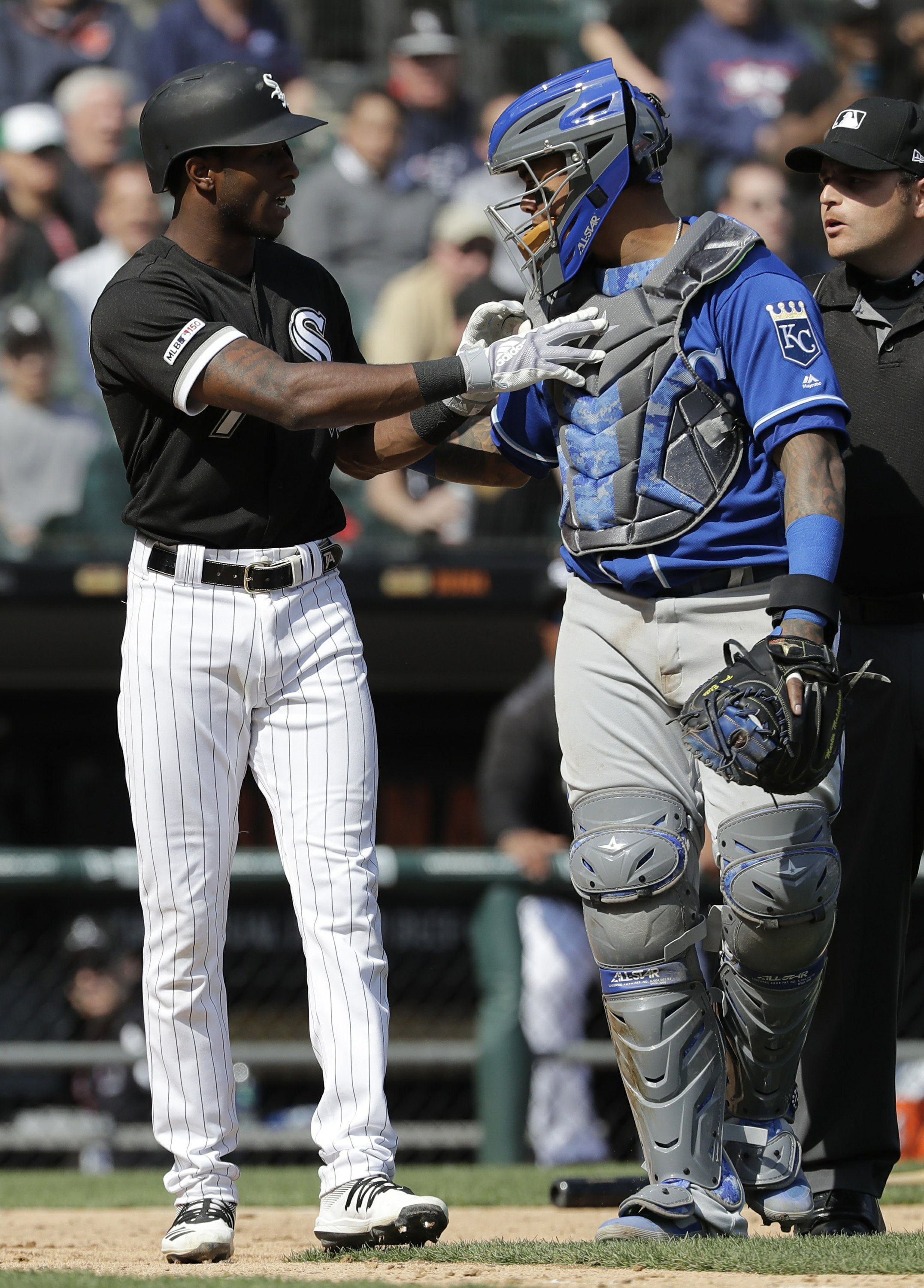 Anderson spikes bat, gets drilled; Royals top Chisox in 10 | AP News