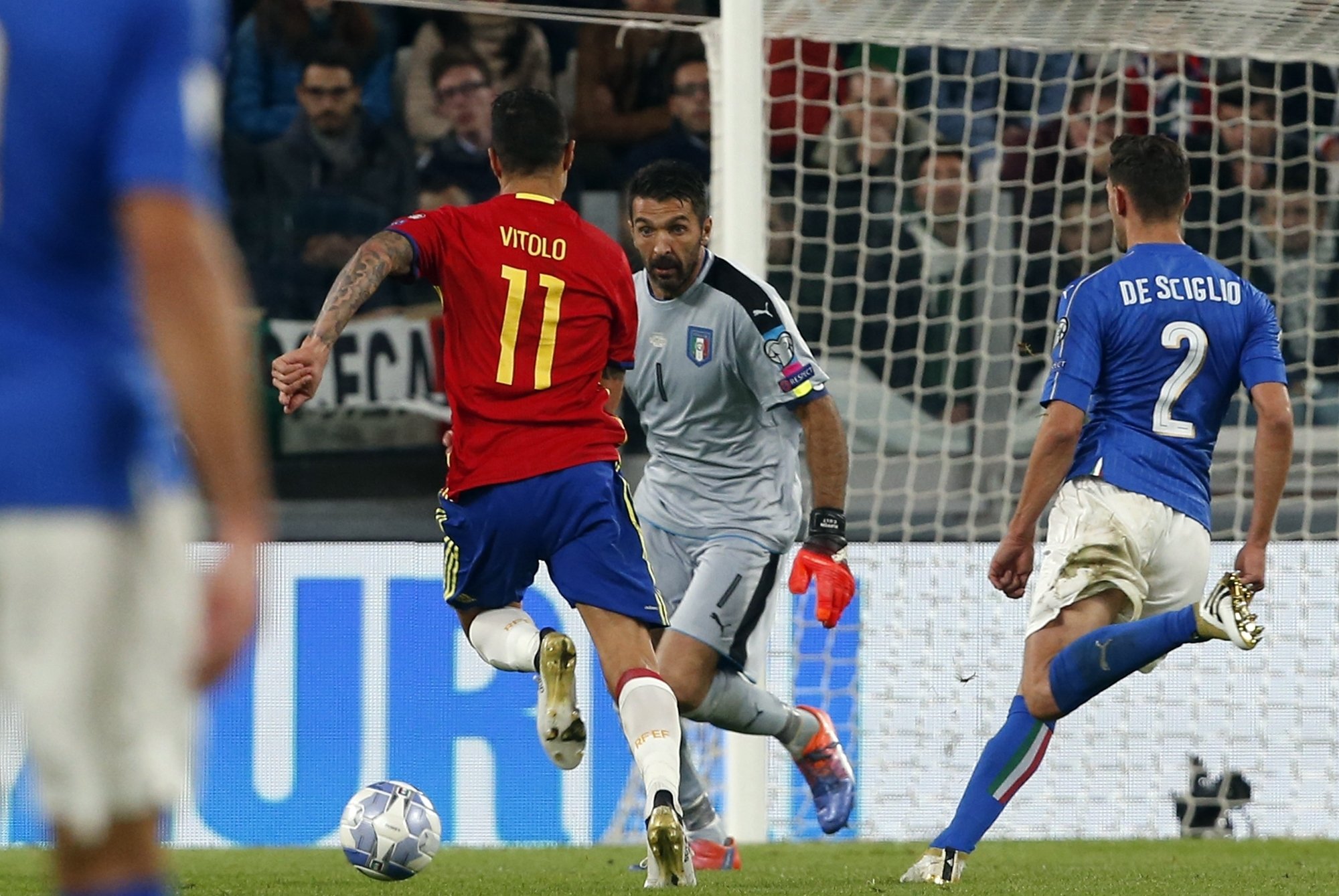 Buffon not past sell-by-date despite error against Spain | AP News