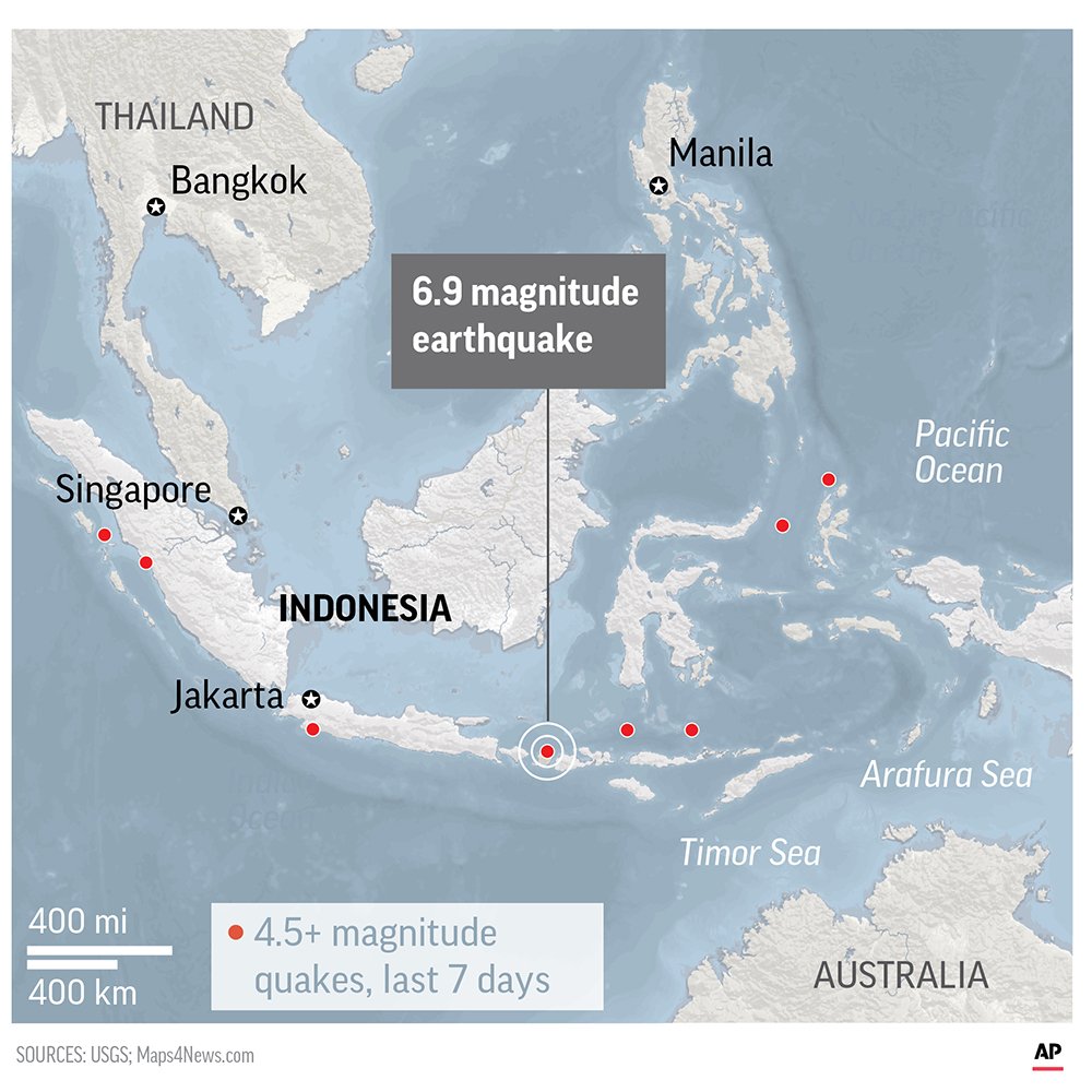 The Latest: Latest earthquake on Indonesian island kills 2 | AP News