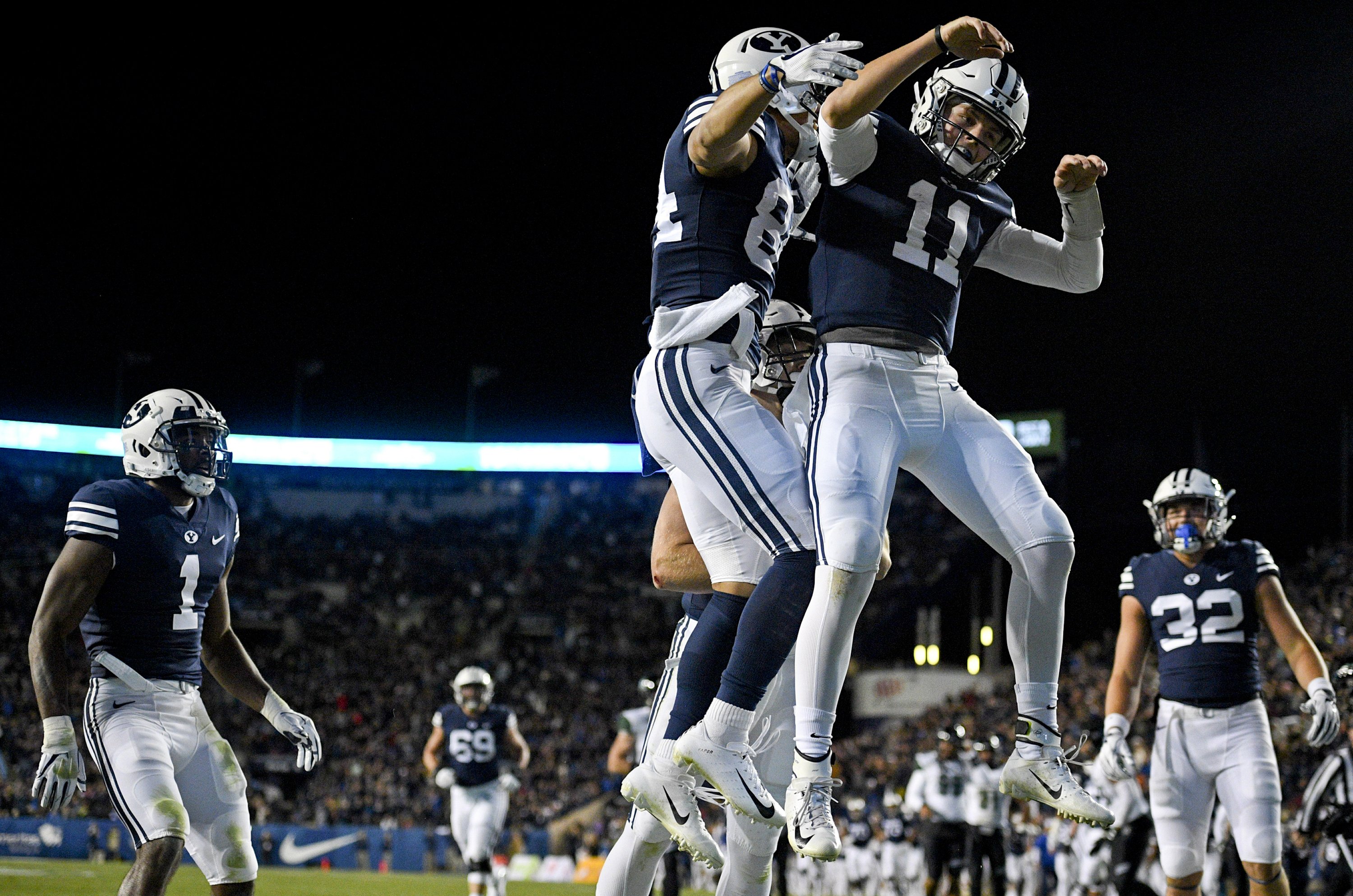 Wilson accounts for 4 TDs as BYU beats Hawaii 49-23 | AP News