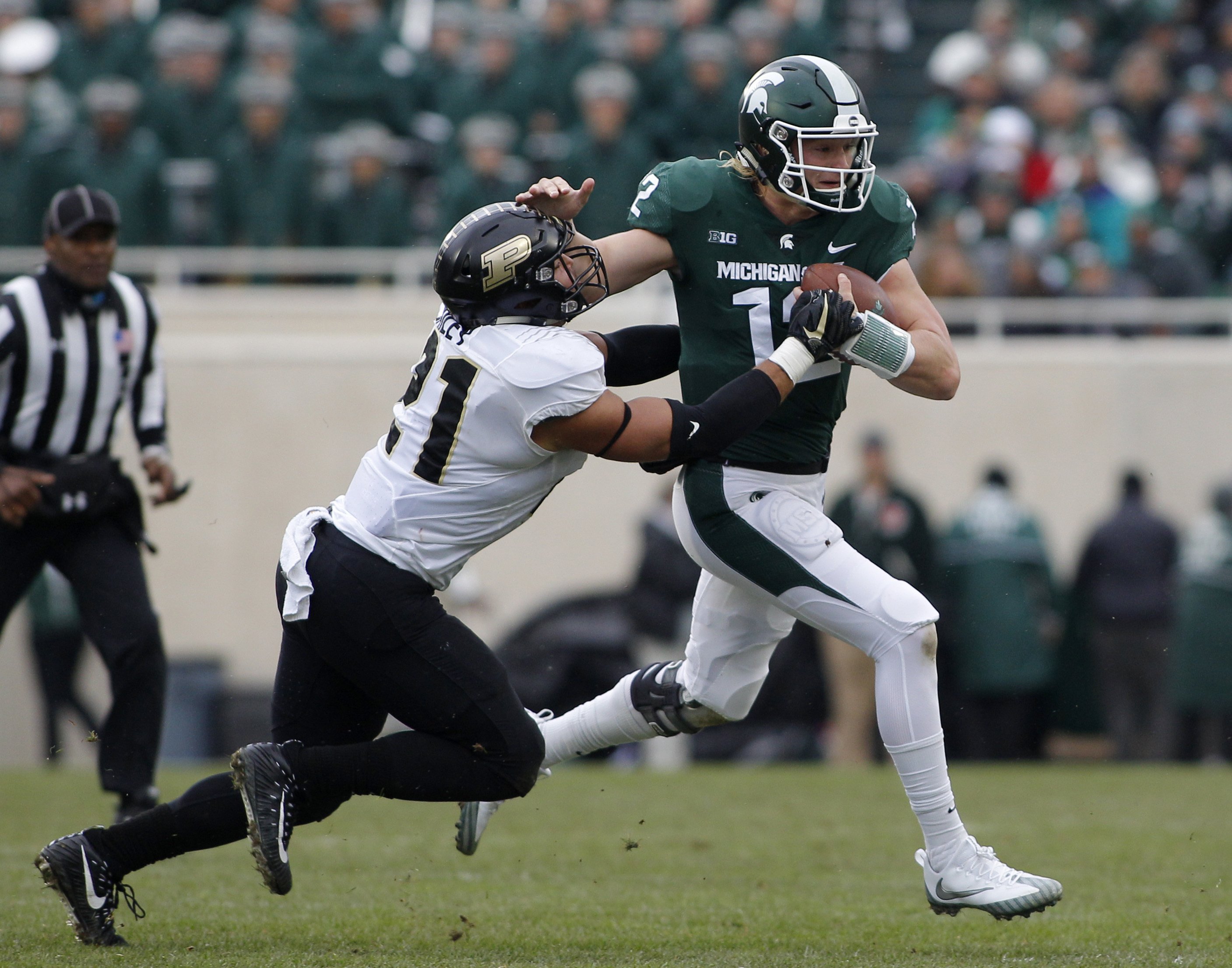 Spartans getting a lift from Lombardi | AP News