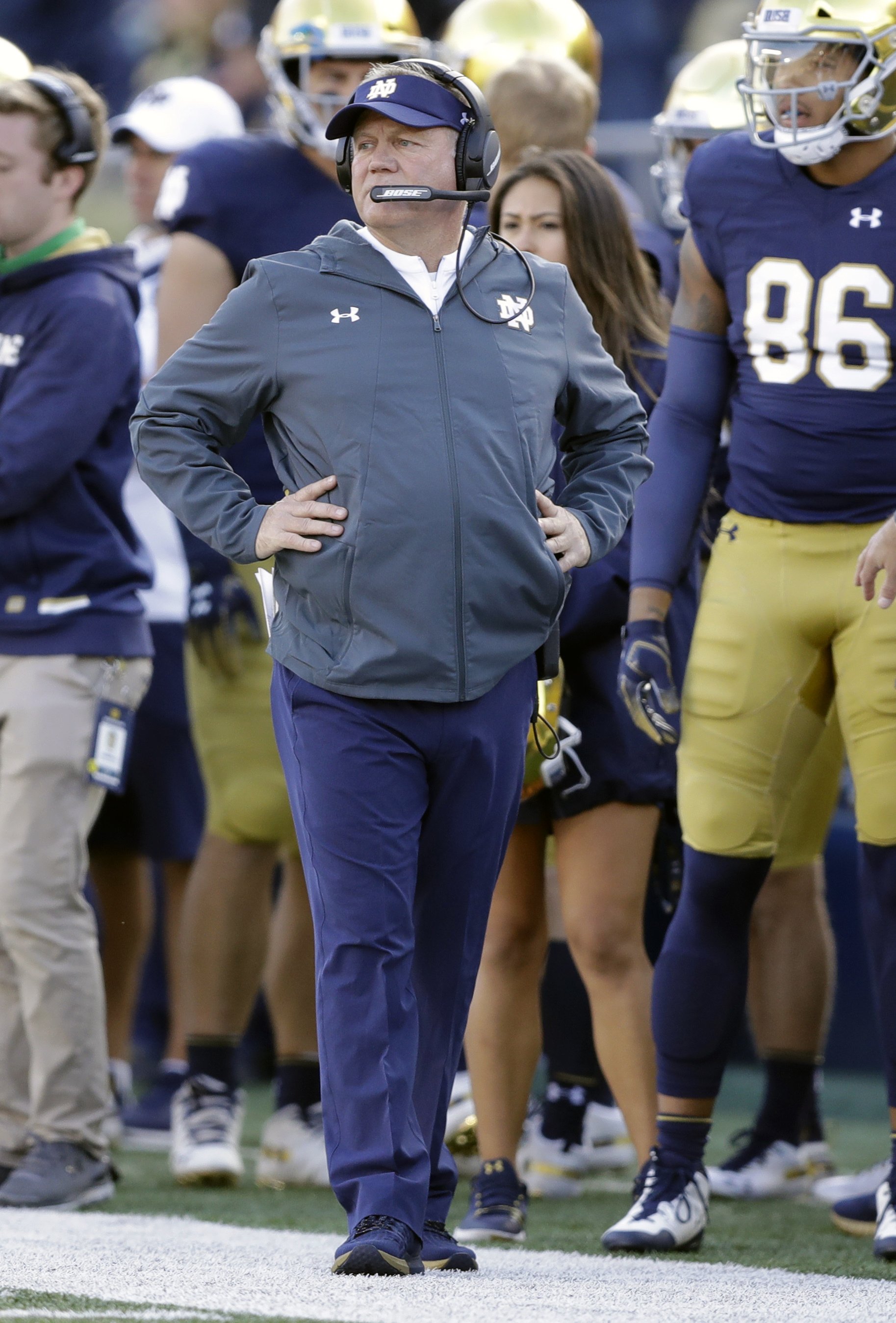 Notre Dame's Kelly announces 23-player class | AP News