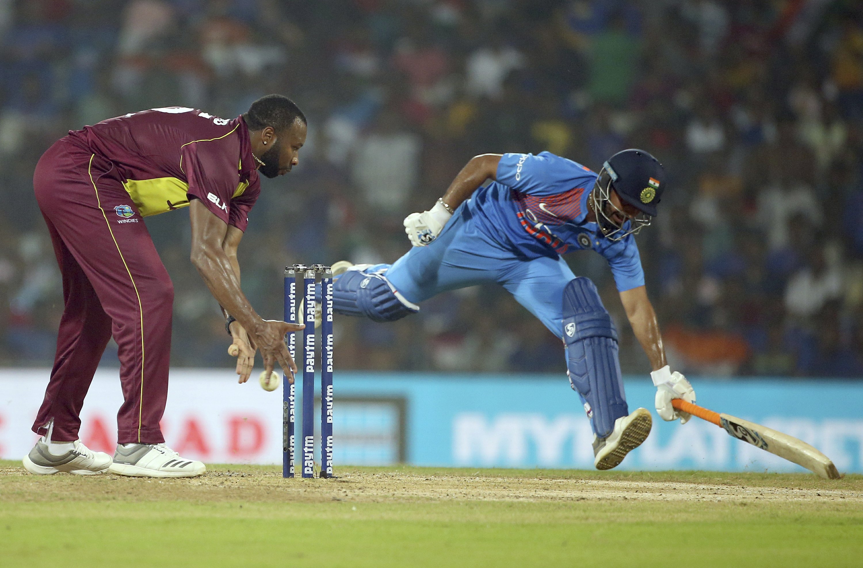 India wins on last ball to sweep T20 series vs West Indies | AP News