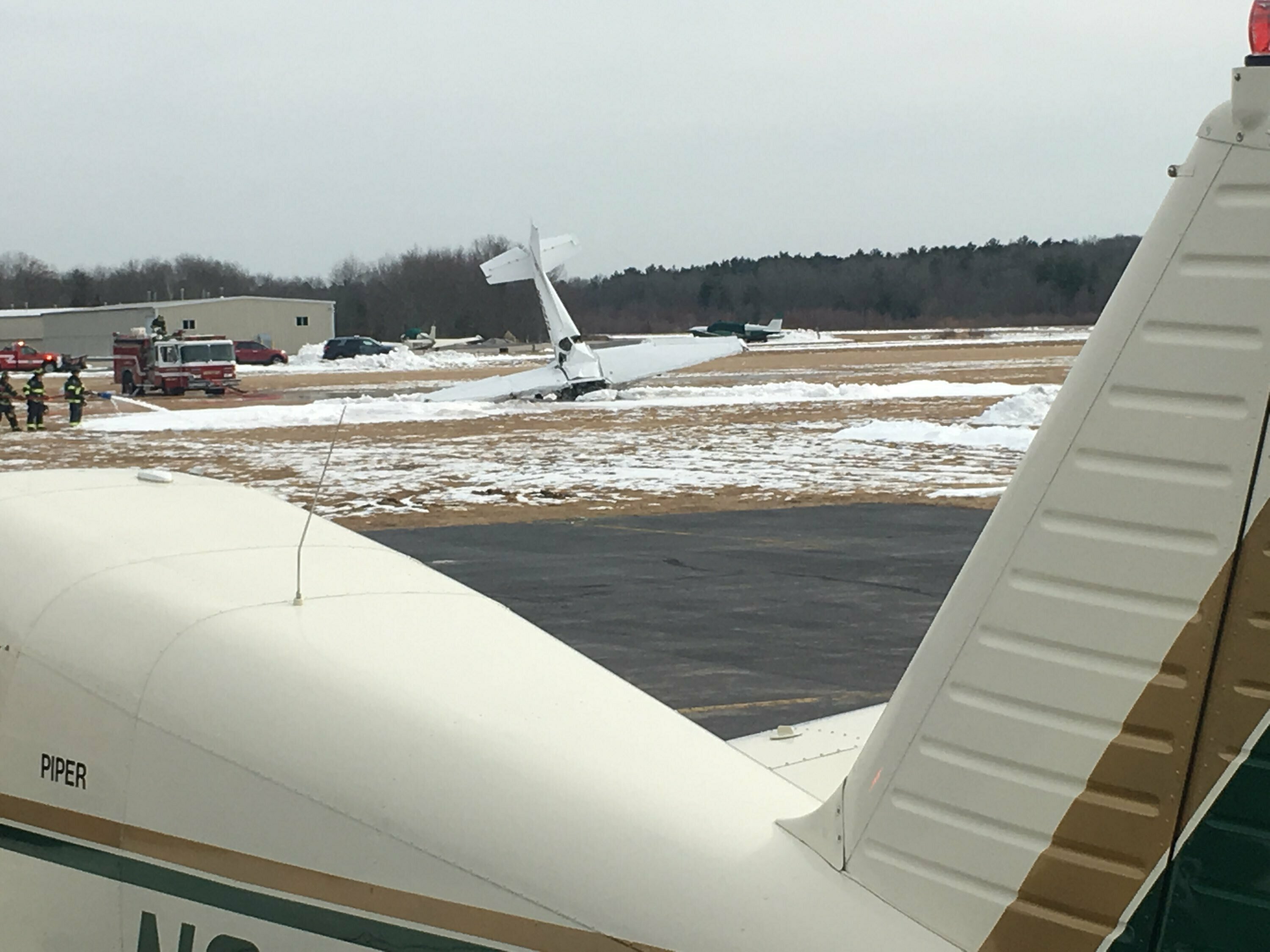 Small plane crashes at airport; instructor and student die | AP News