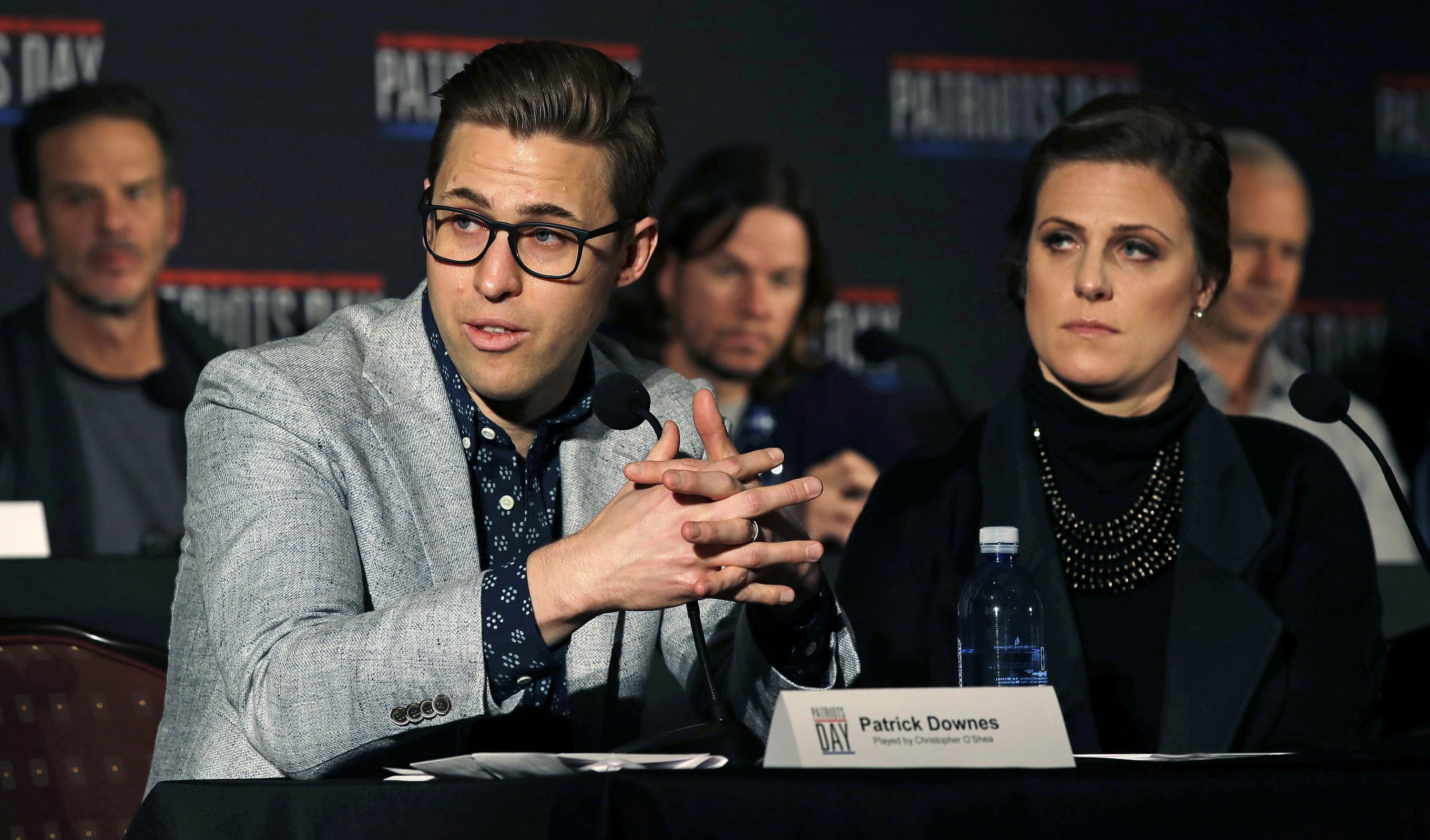 Boston Marathon bombing survivors award scholarship | AP News