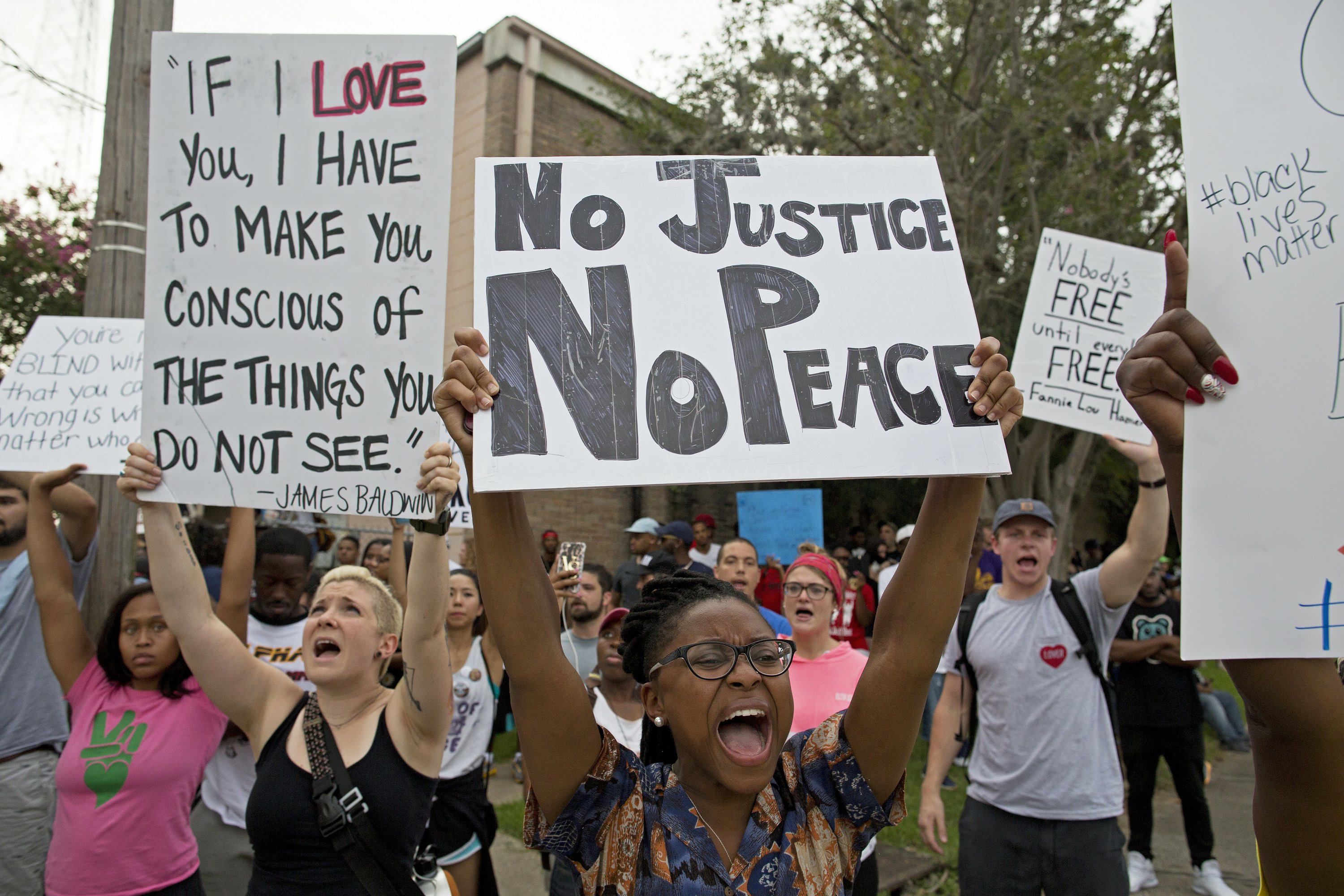 Latest: Protests in Baton Rouge calm after busy weekend | AP News