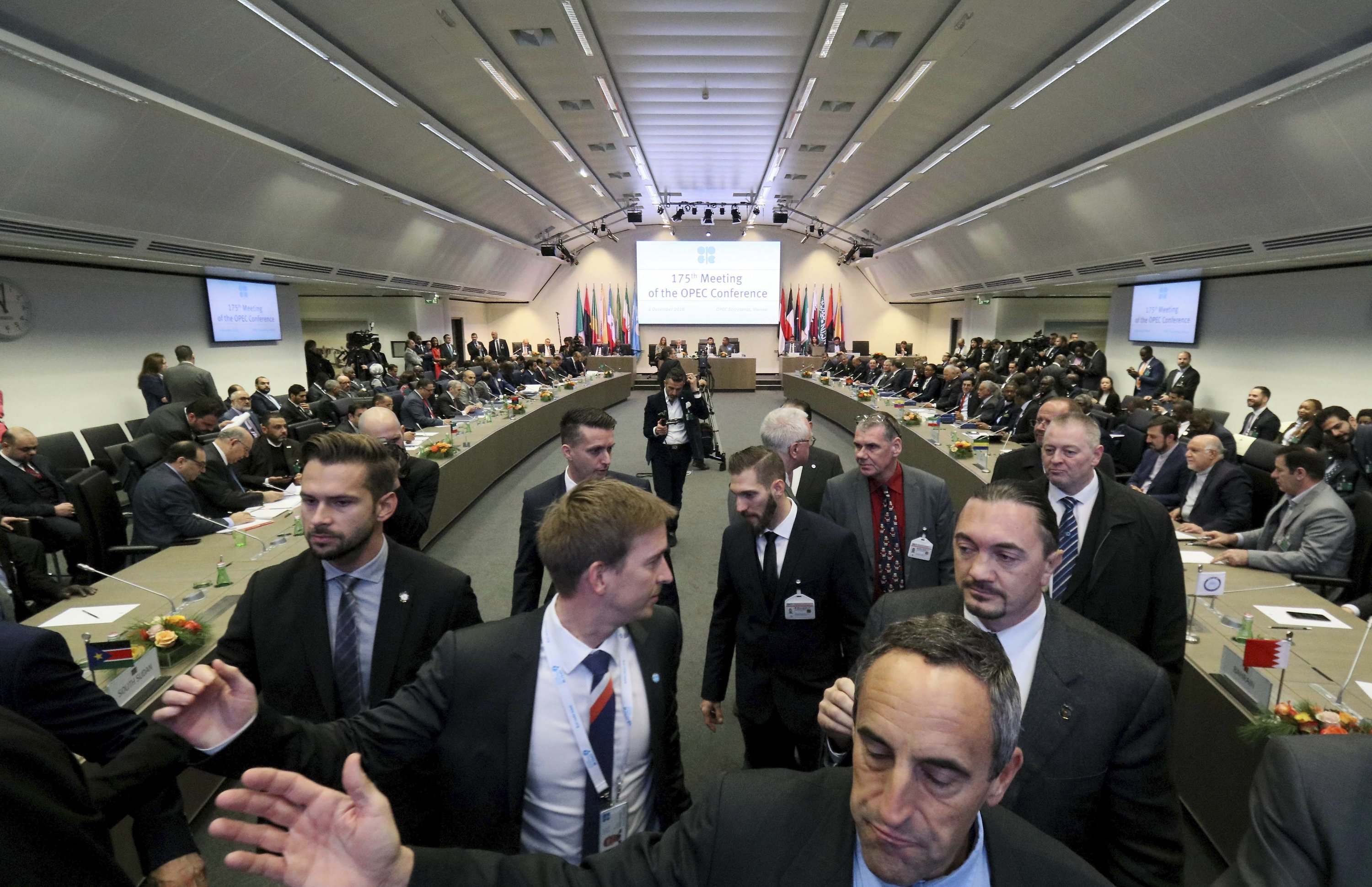 The Latest: OPEC output decision delayed until Russia talks | AP News