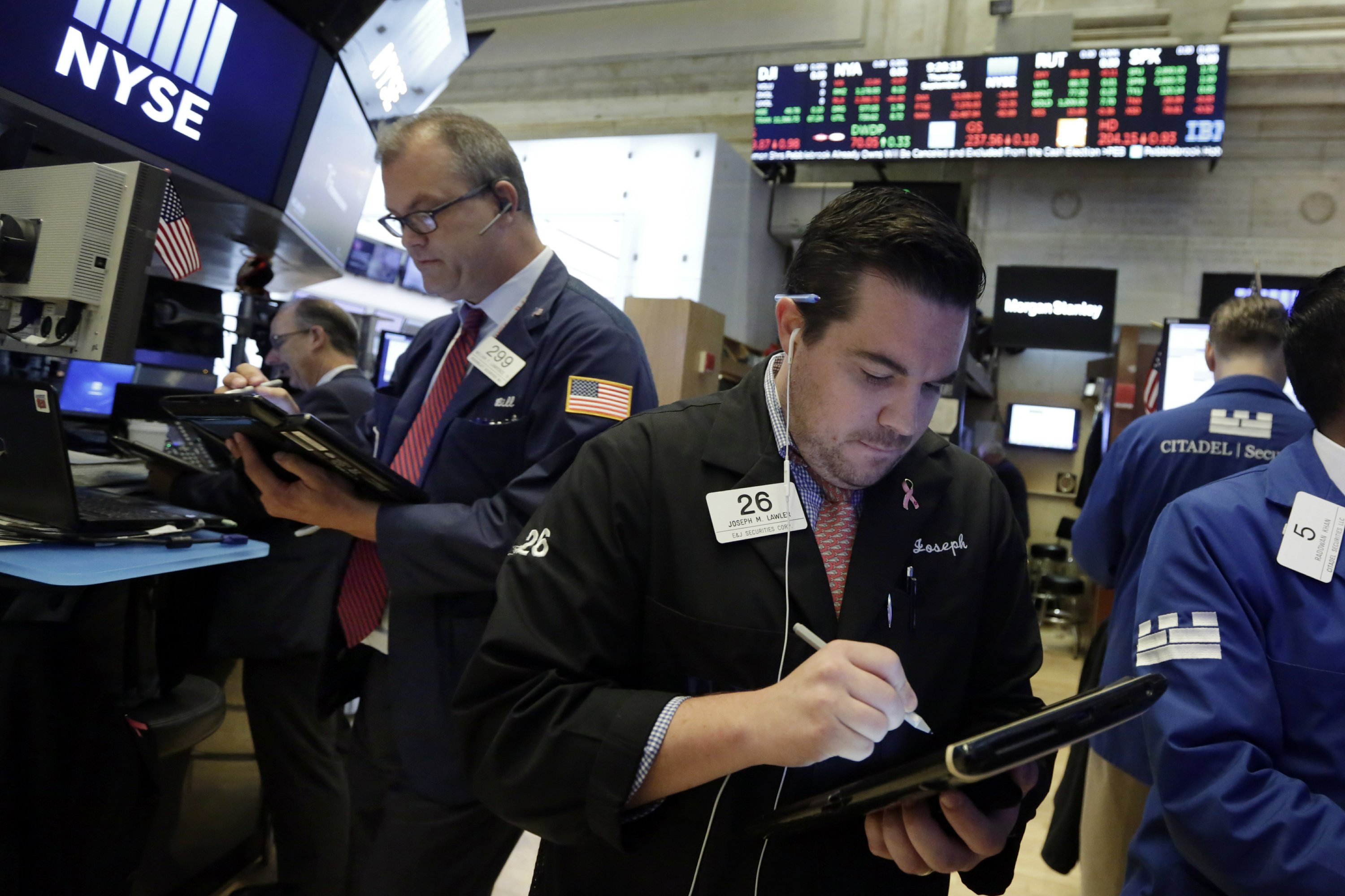 Markets Right Now: US stocks end mostly flat on Wall Street | AP News