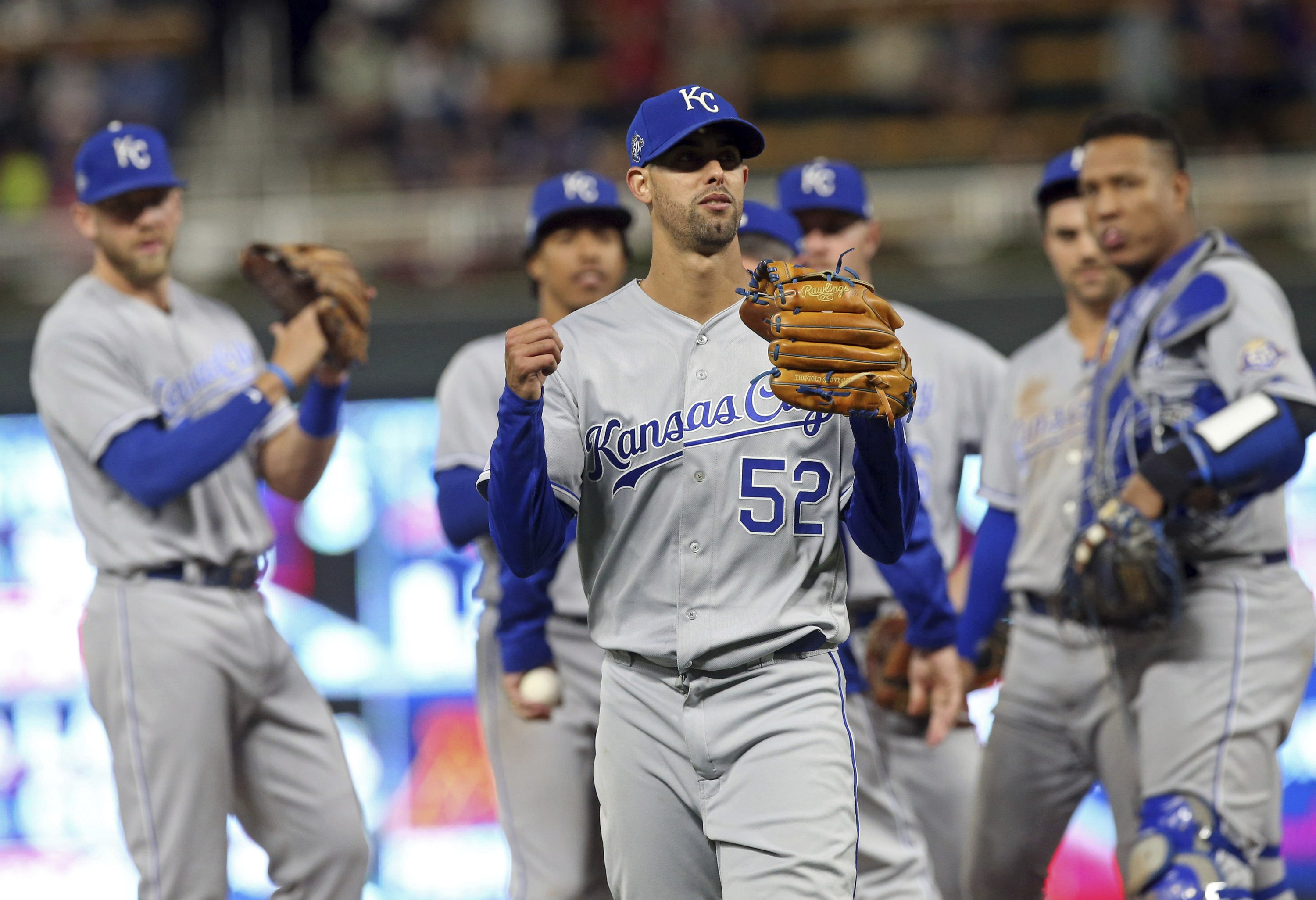 Royals rookie Lopez loses perfect game and no-hit bid in 9th | AP News