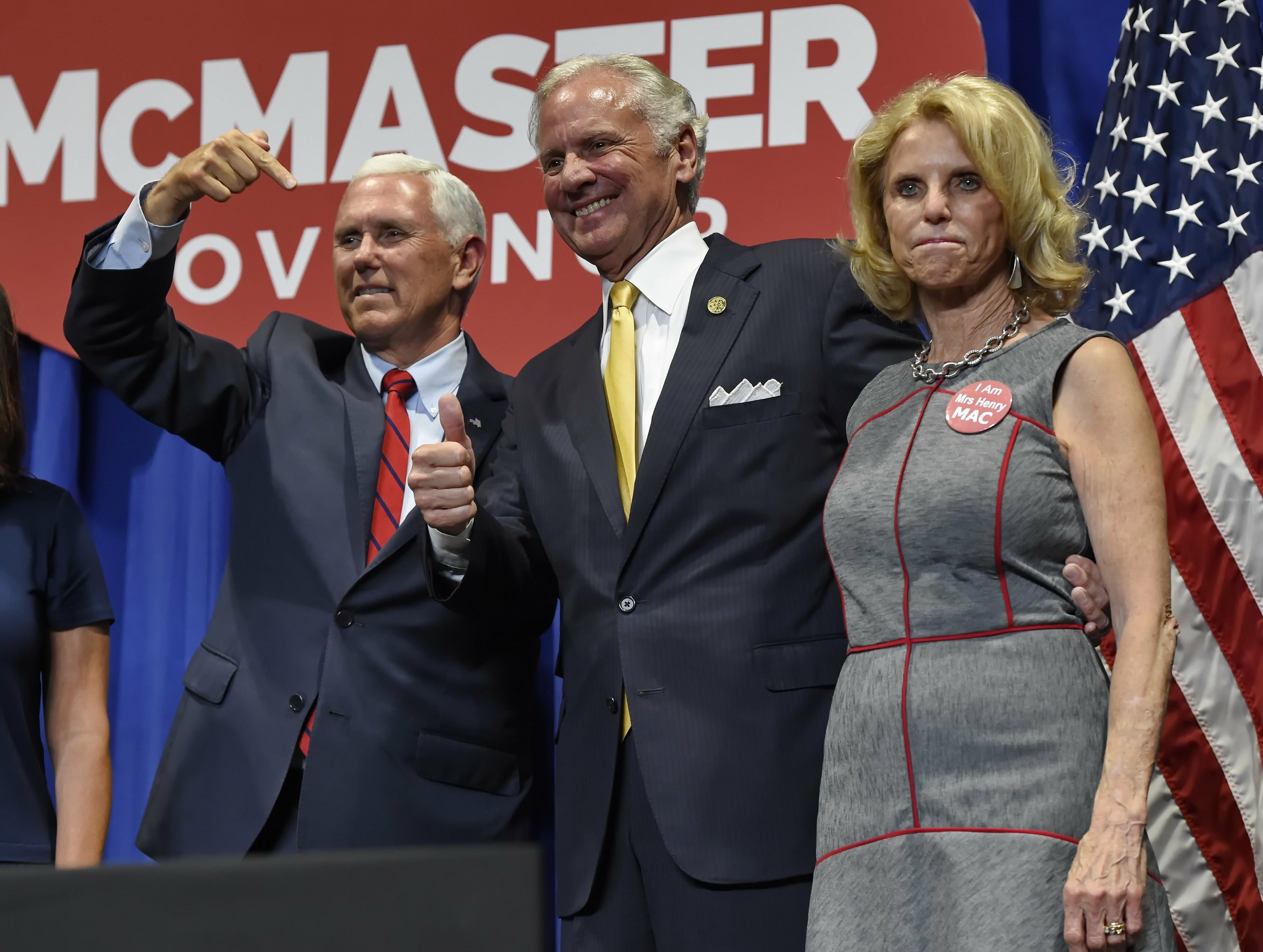 Vice President Pence Stumps For Mcmaster In South Carolina Ap News