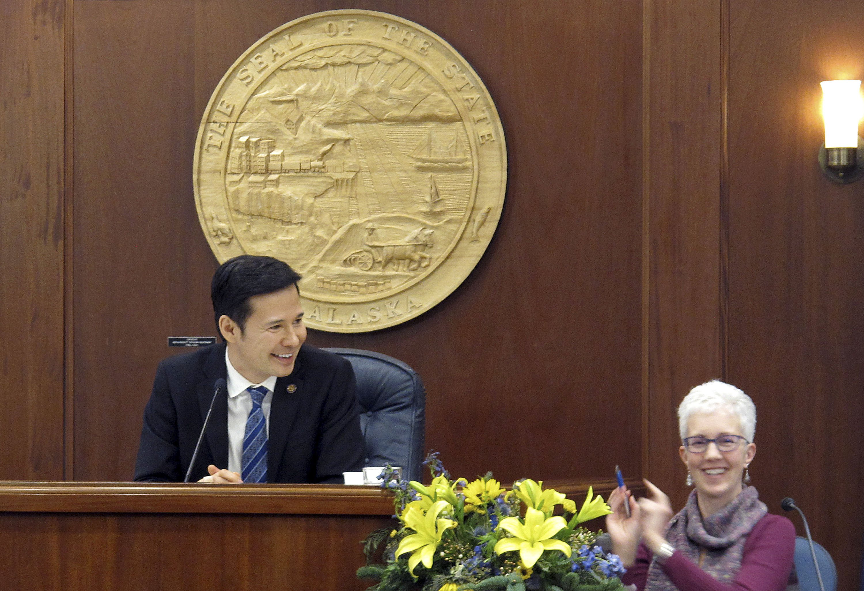 Alaska House elects temporary speaker, swears in new member | AP News