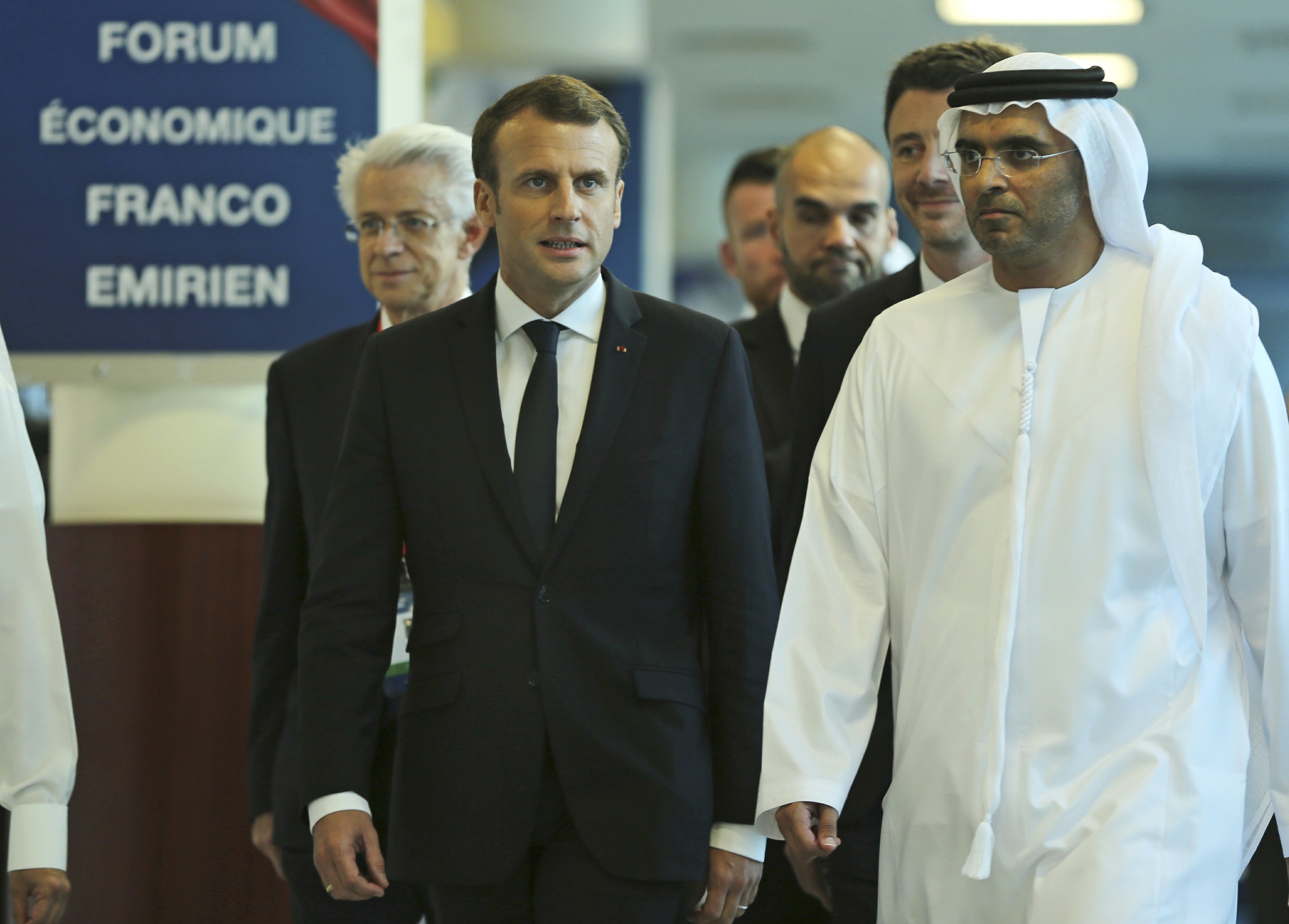 France's Macron heads to Riyadh from UAE in surprise trip | AP News