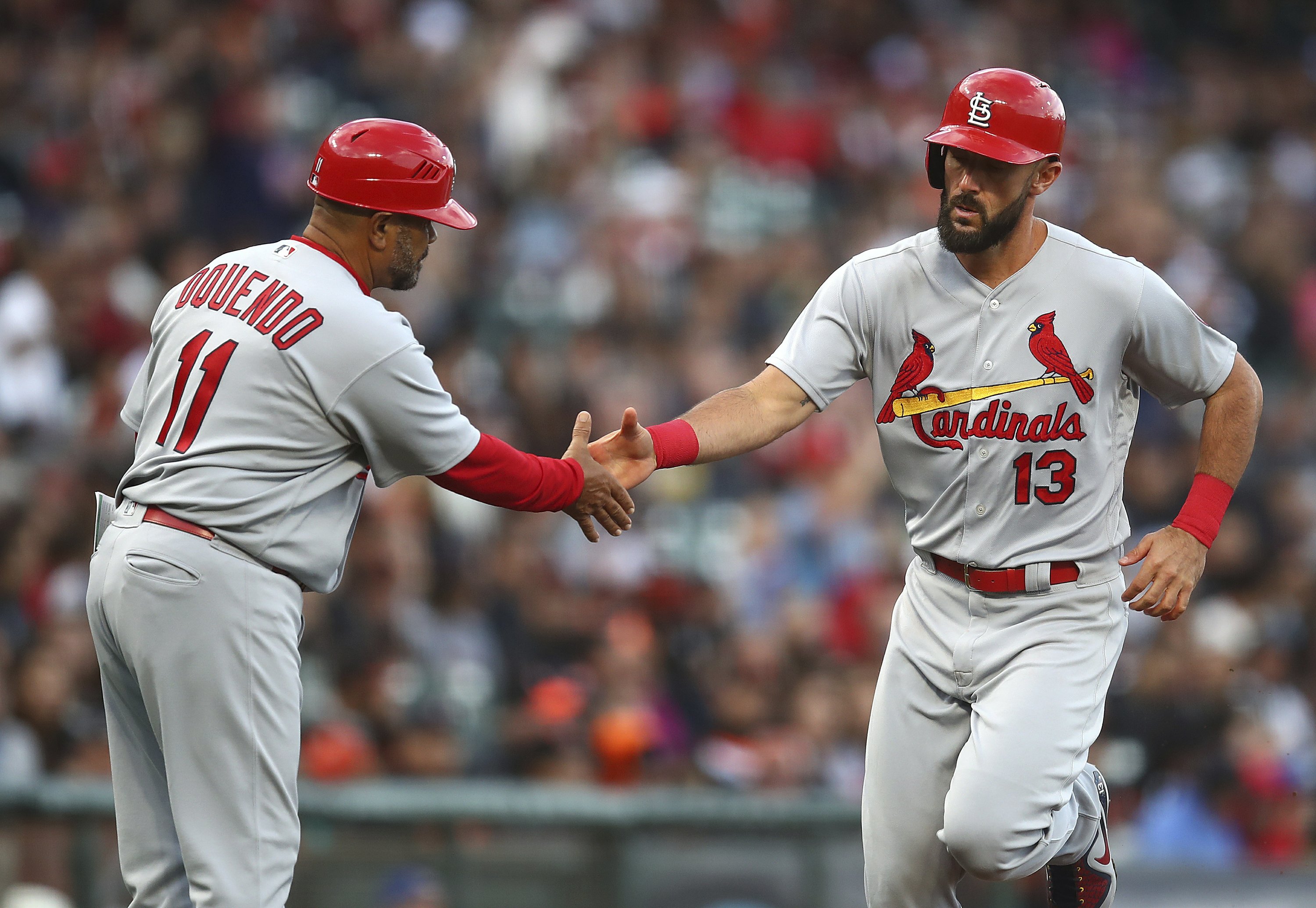 Cardinals hit 3 HRs to back Weaver in Cardinals' 11-2 win | AP News