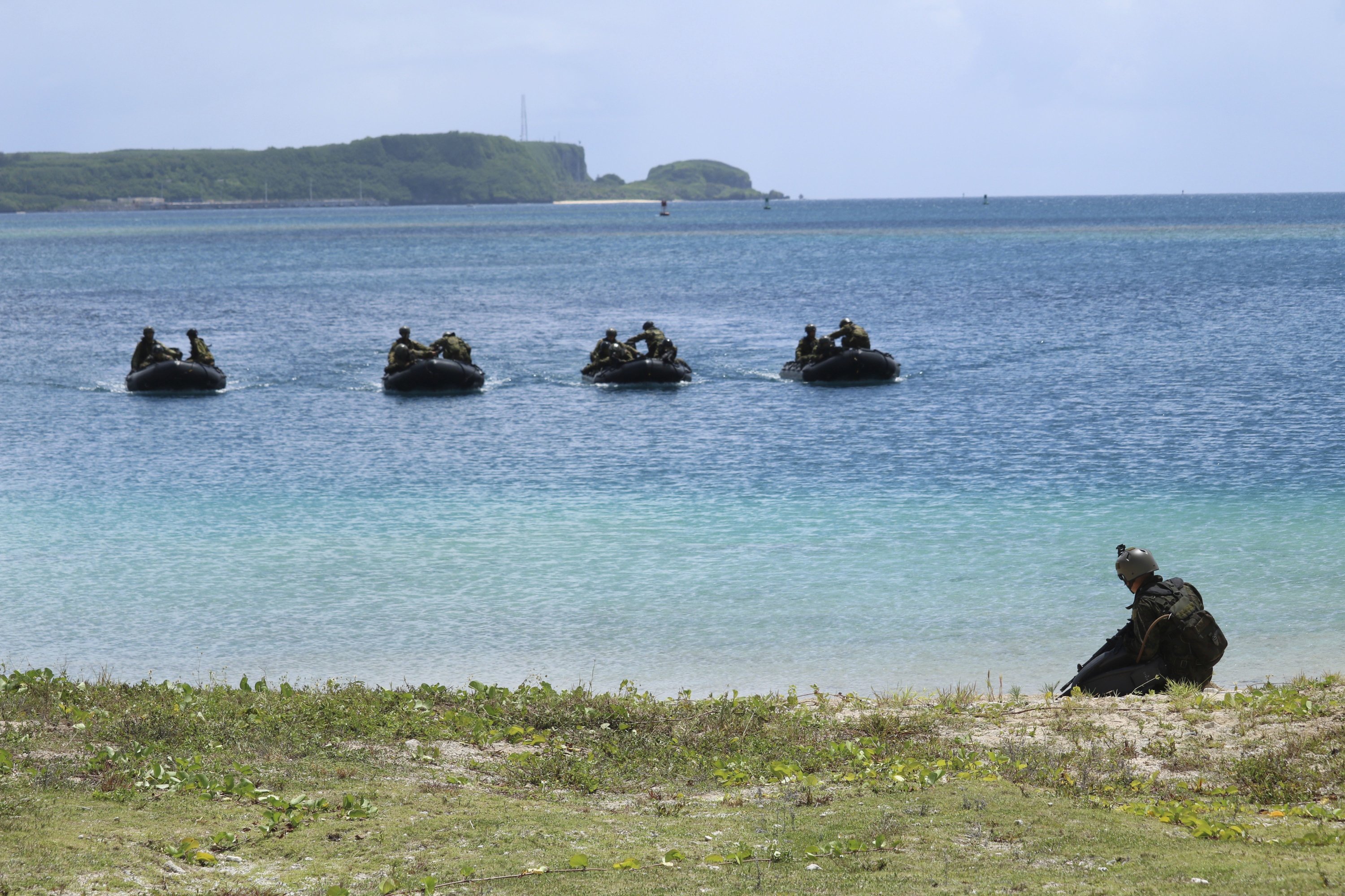 Amphibious military exercises moving ahead on Guam | AP News