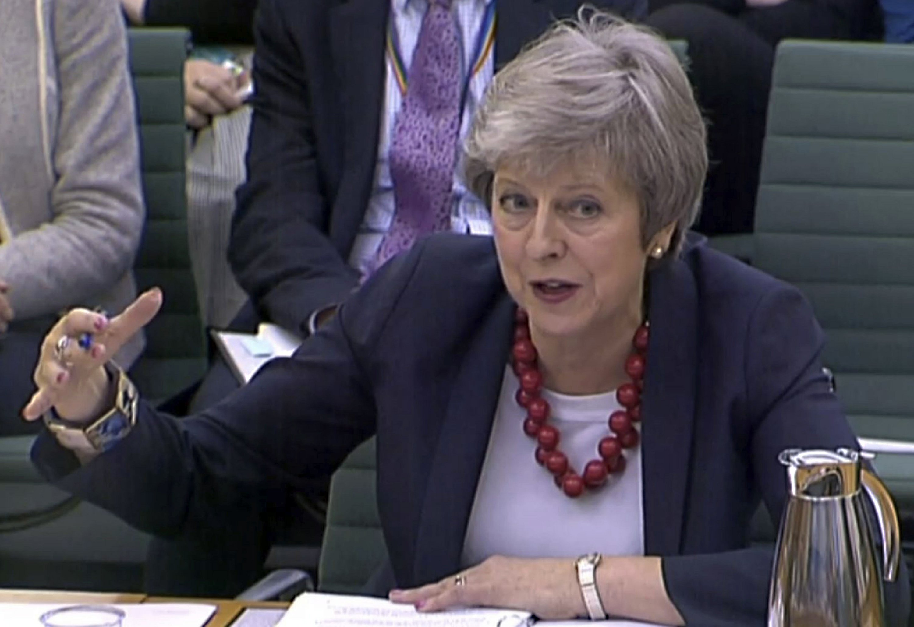 UK leader focused on passing Brexit deal despite uncertainty | AP News