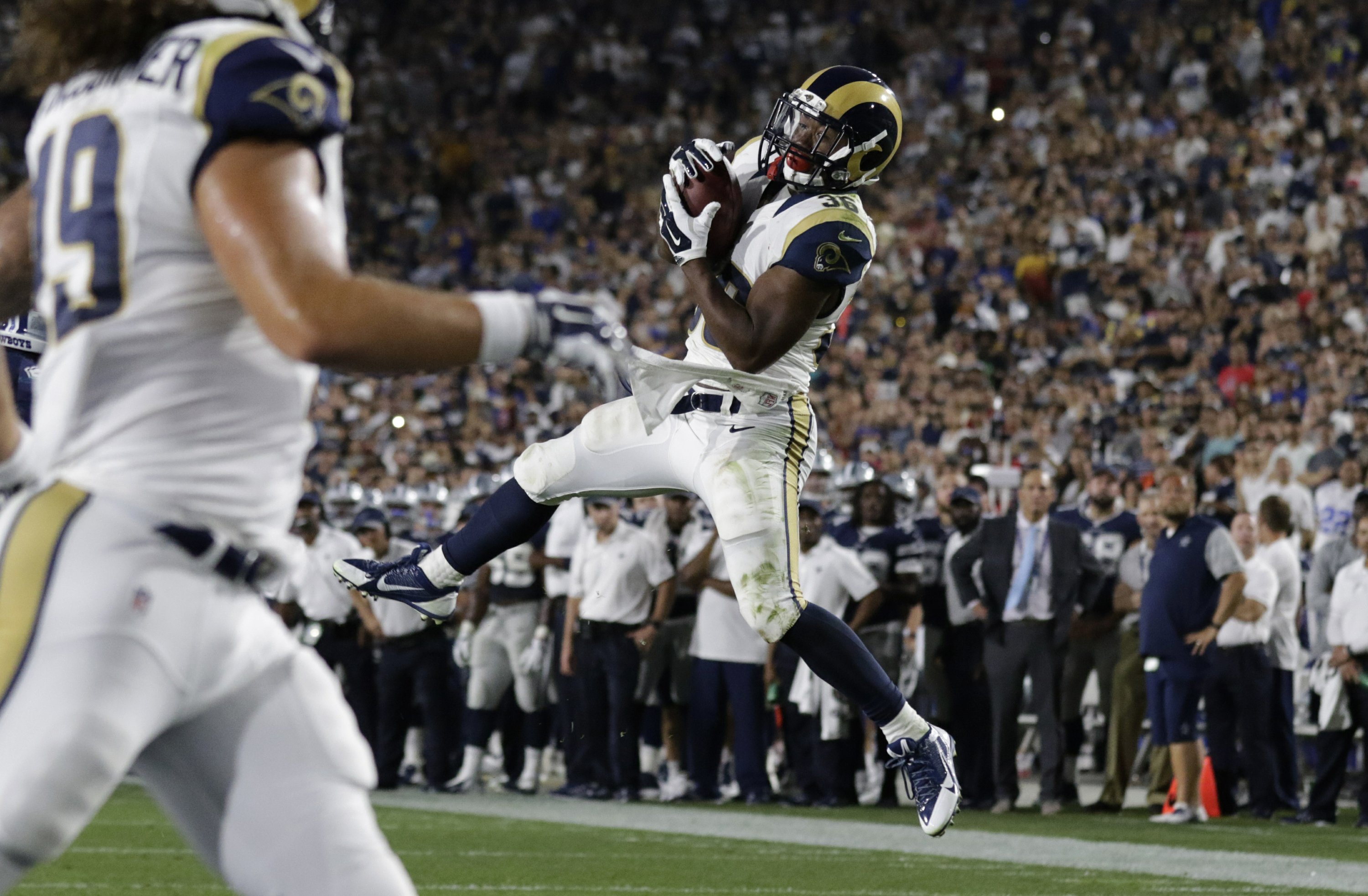 Rams slip past Cowboys in 1st game back in LA | AP News