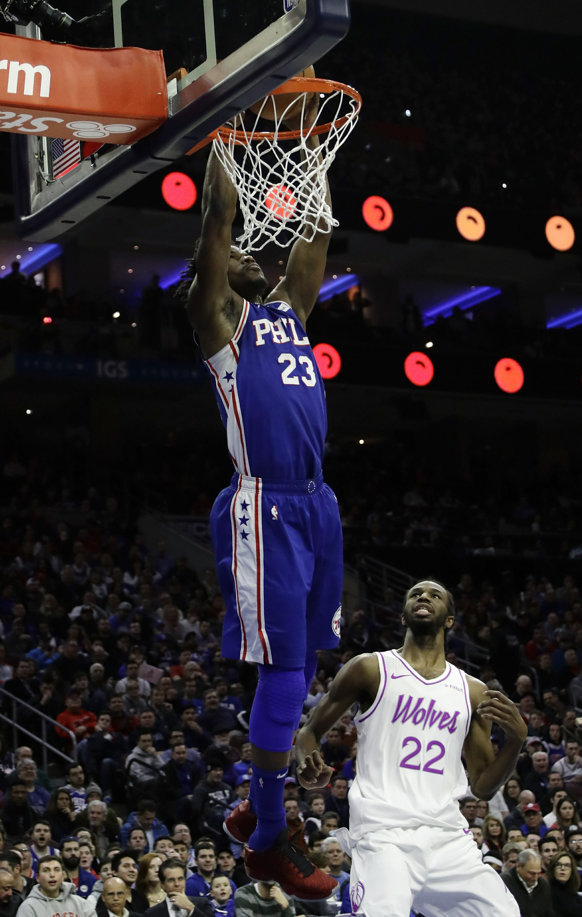 76ers anota 83 puntos en 1ra mitad y arrolla a Timberwolves | AP News