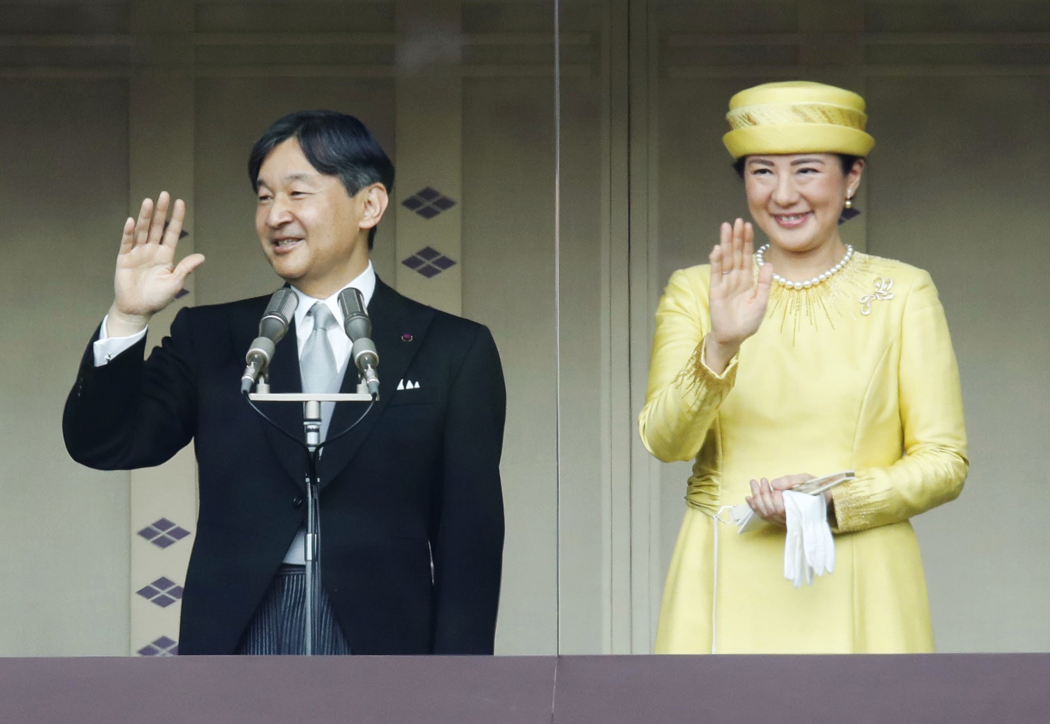 Japan's emperor greets public for 1st time since succession | AP News