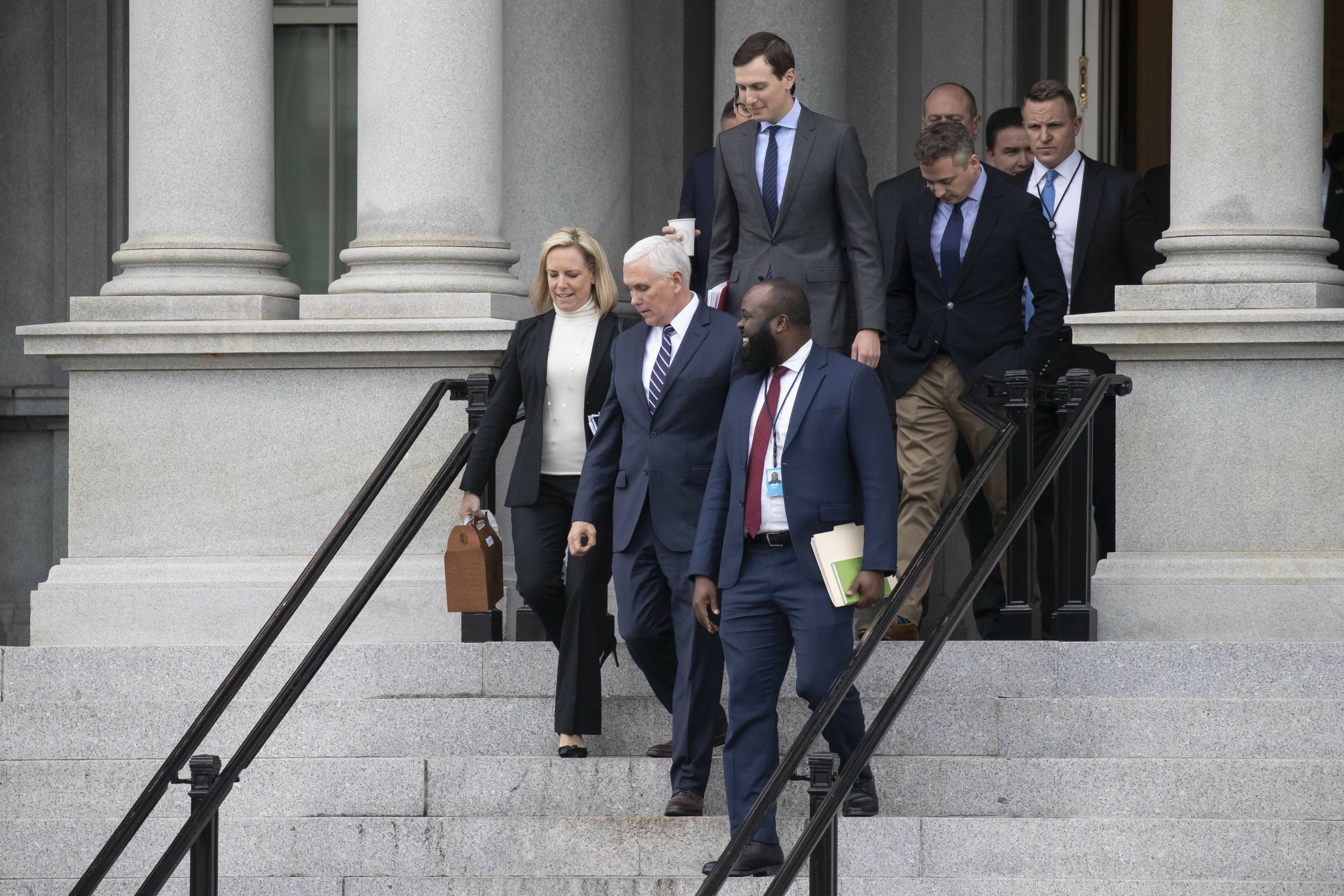 Trump says 'not much headway' in talks as shutdown drags on