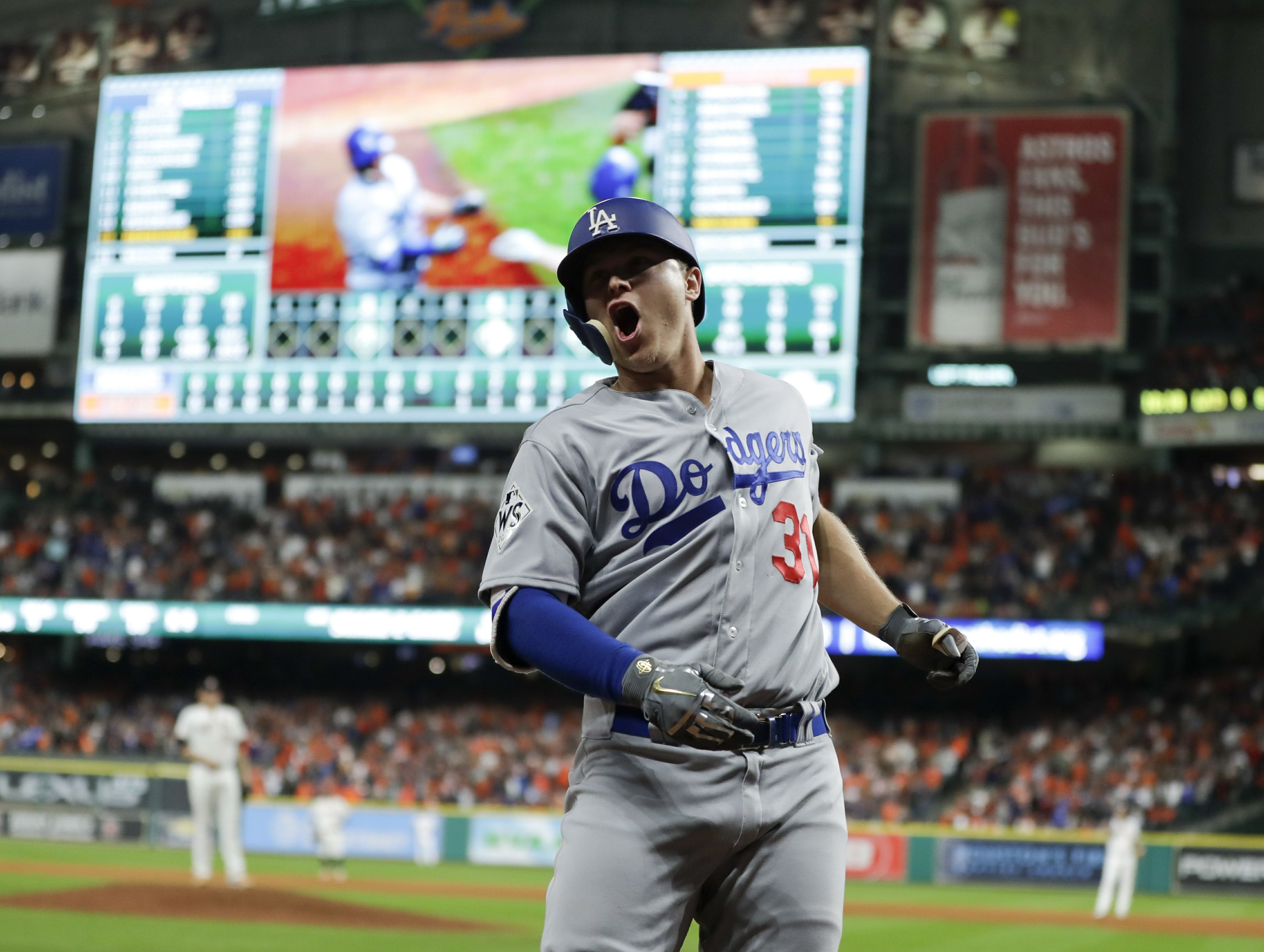 The Latest: Dodgers take Game 4 with big 9th inning | AP News