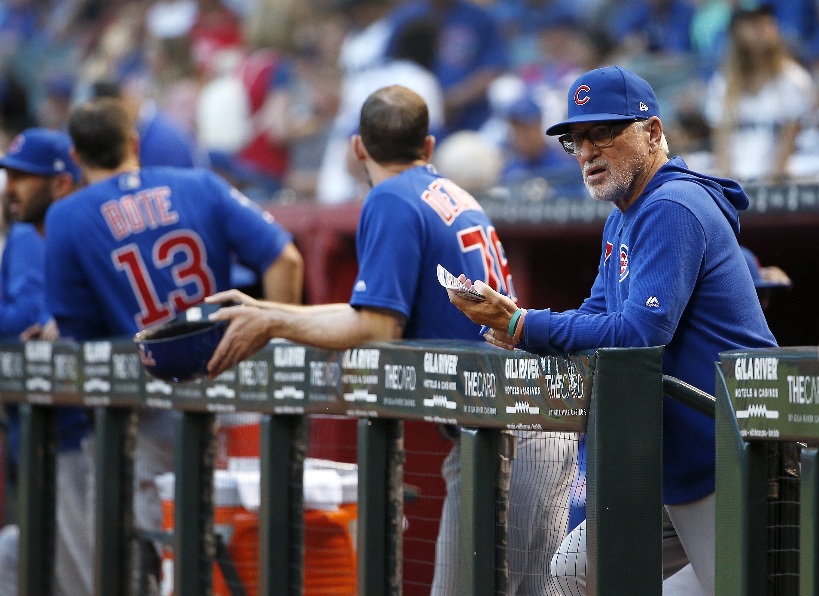 Chicago Cubs manager Joe Maddon working ahead with lineups | AP News