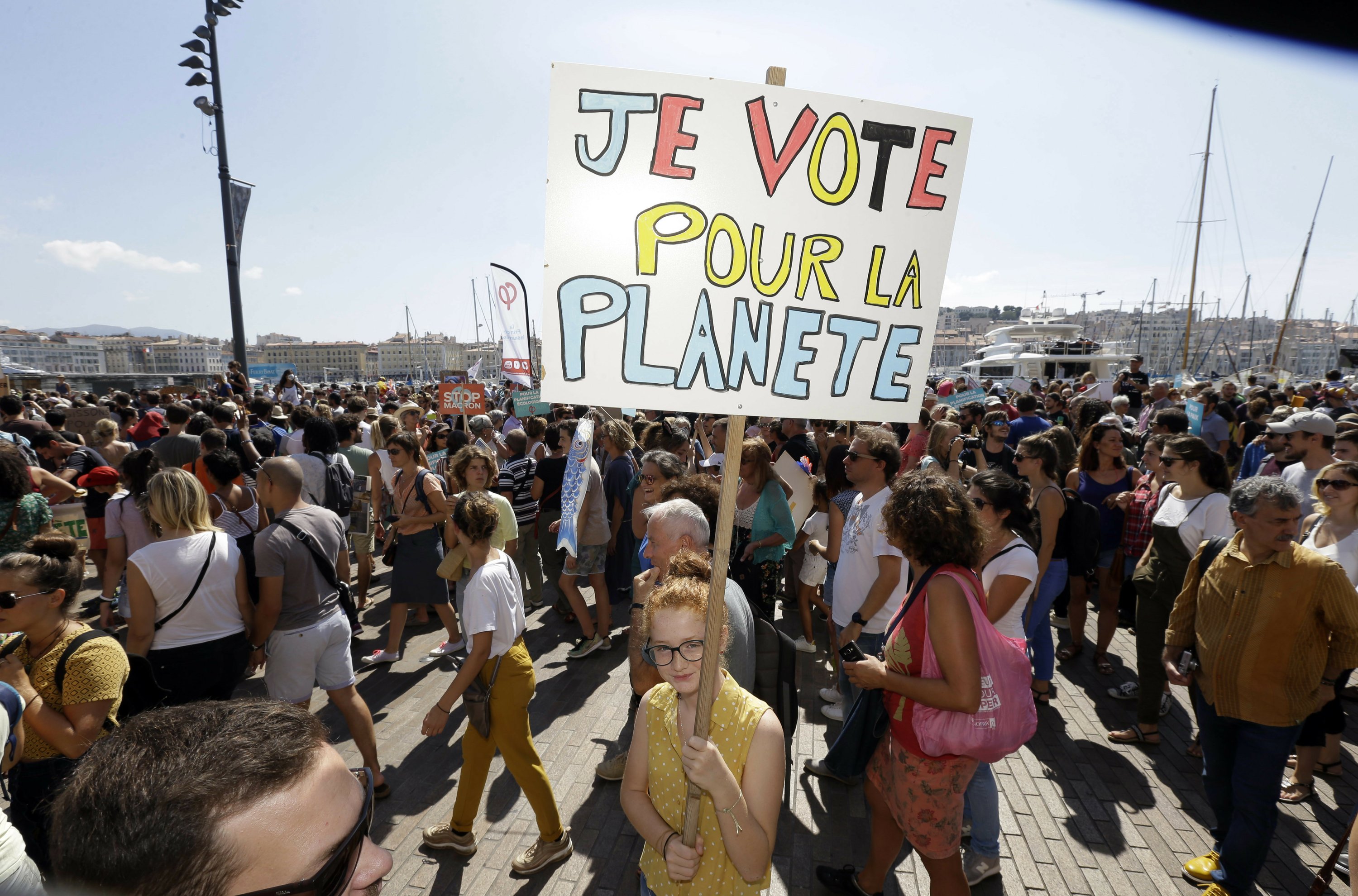 Global marches seek urgent action on climate change | AP News