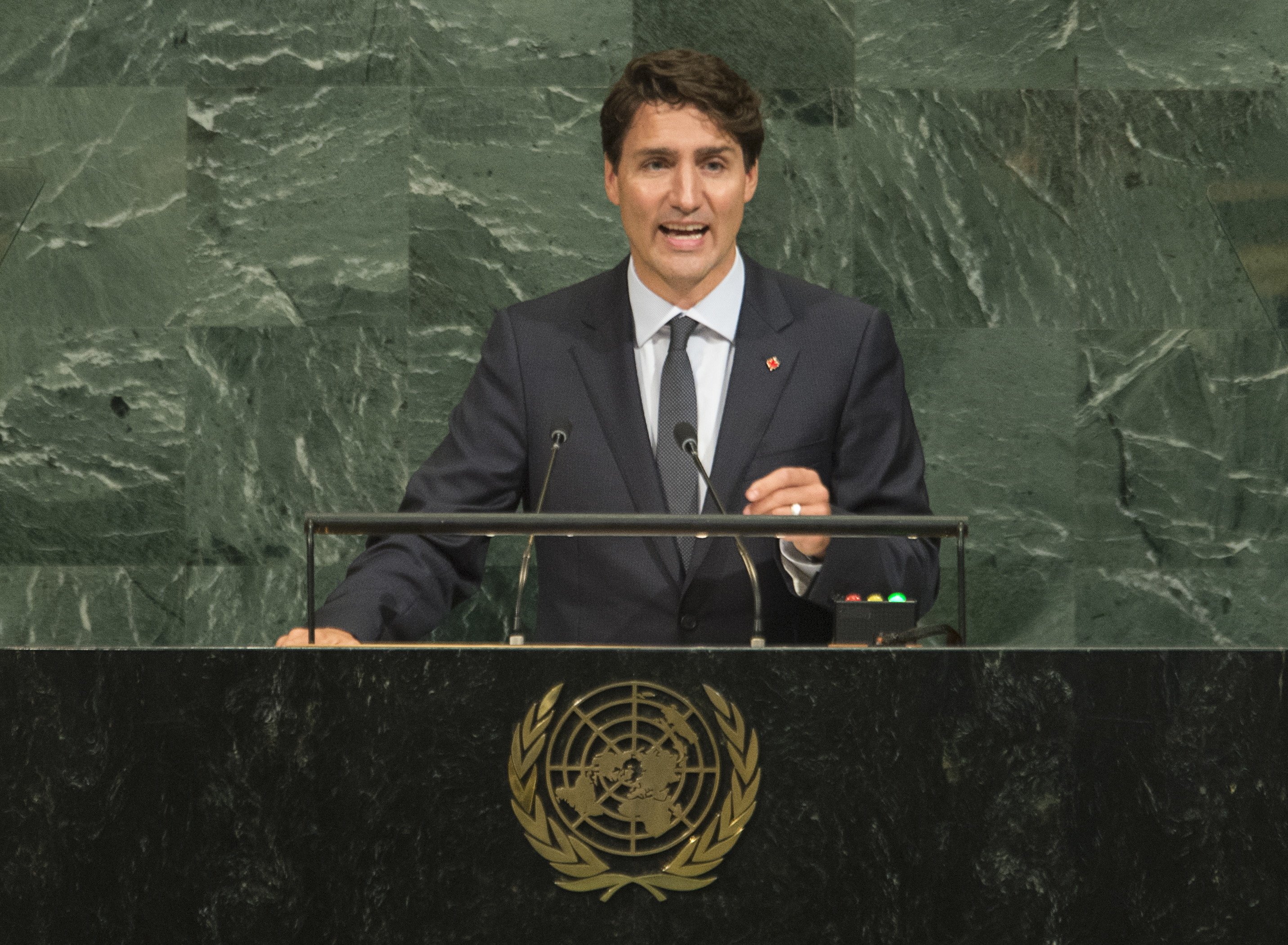 Canadian leader spotlights his own nation's injustices at UN | AP News