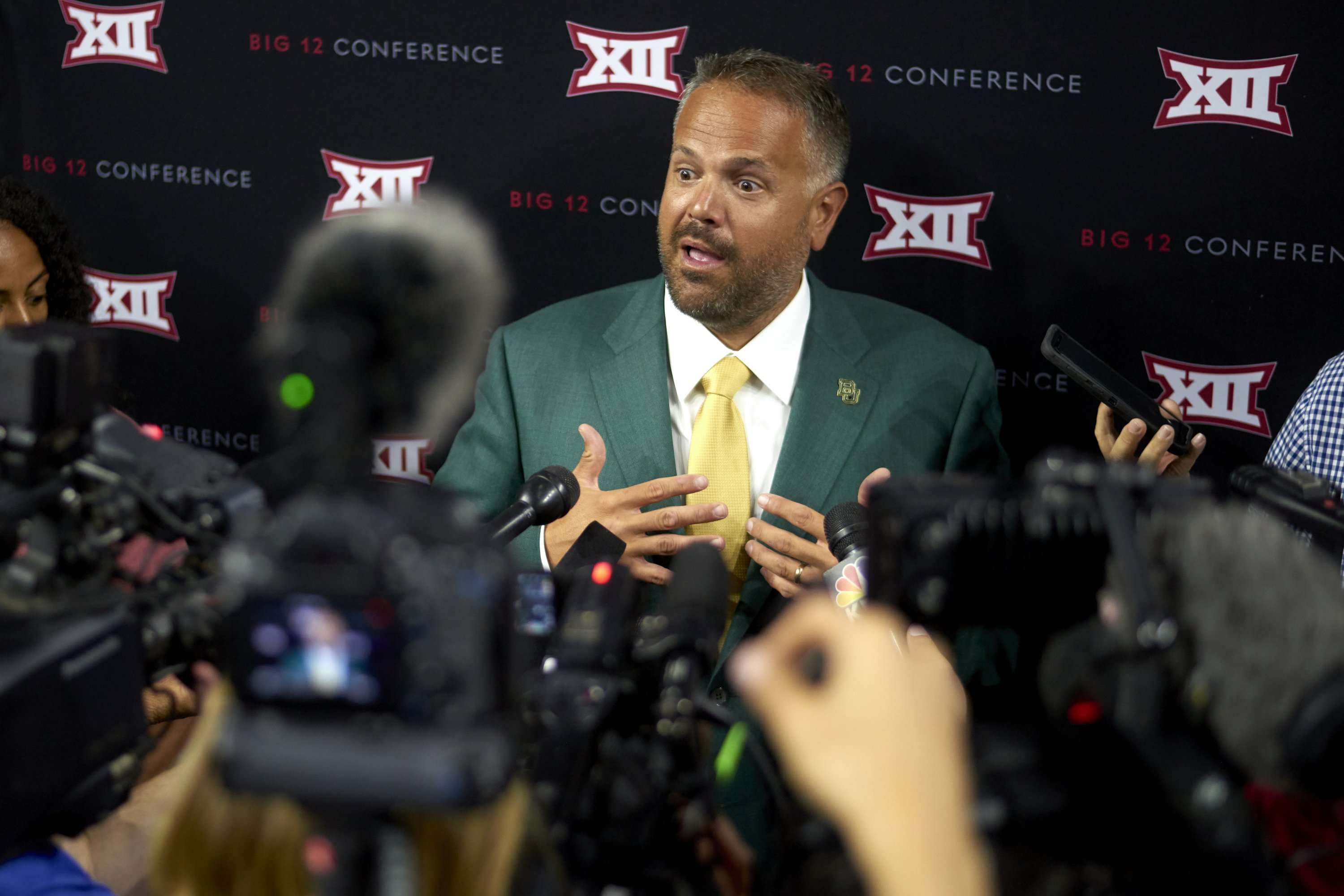 Baylor's Rhule able to focus more on football in 2nd season | AP News