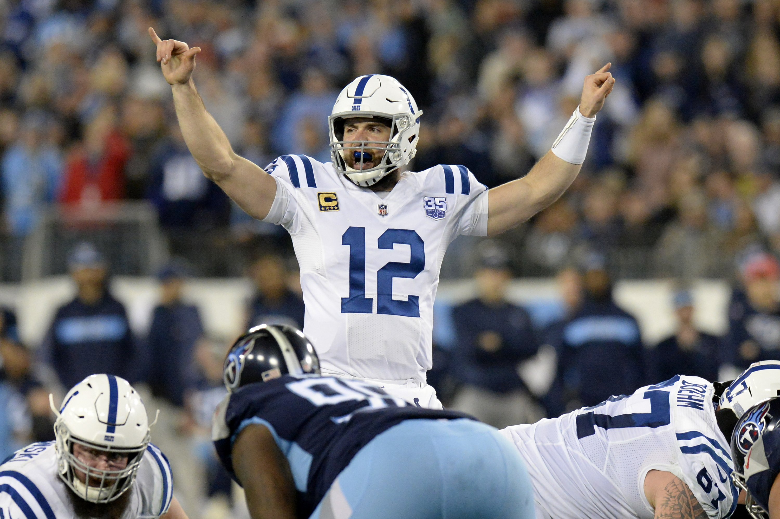 The Latest: Colts lead Titans at the half 17-10 | AP News