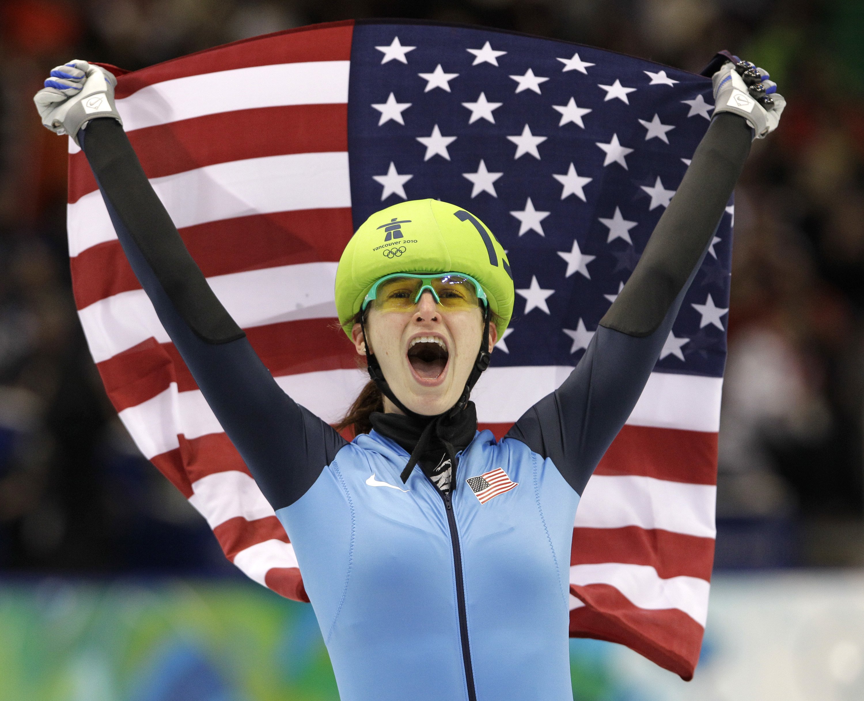 After conquering pain, Katherine Reutter back at short track | AP News