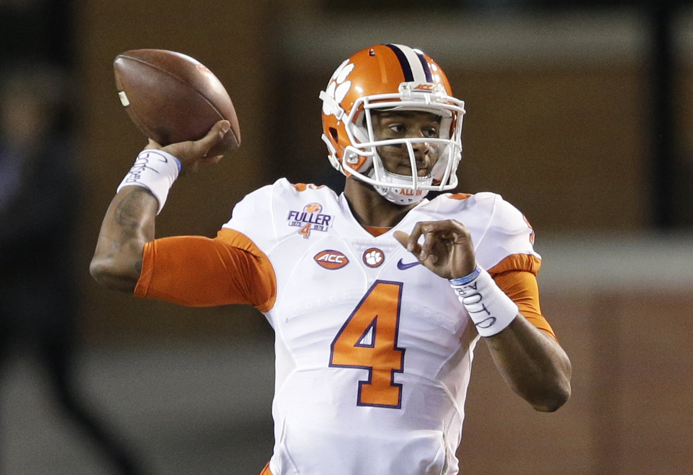 No. 4 Clemson keeps focus on shot at ACC, national titles | AP News