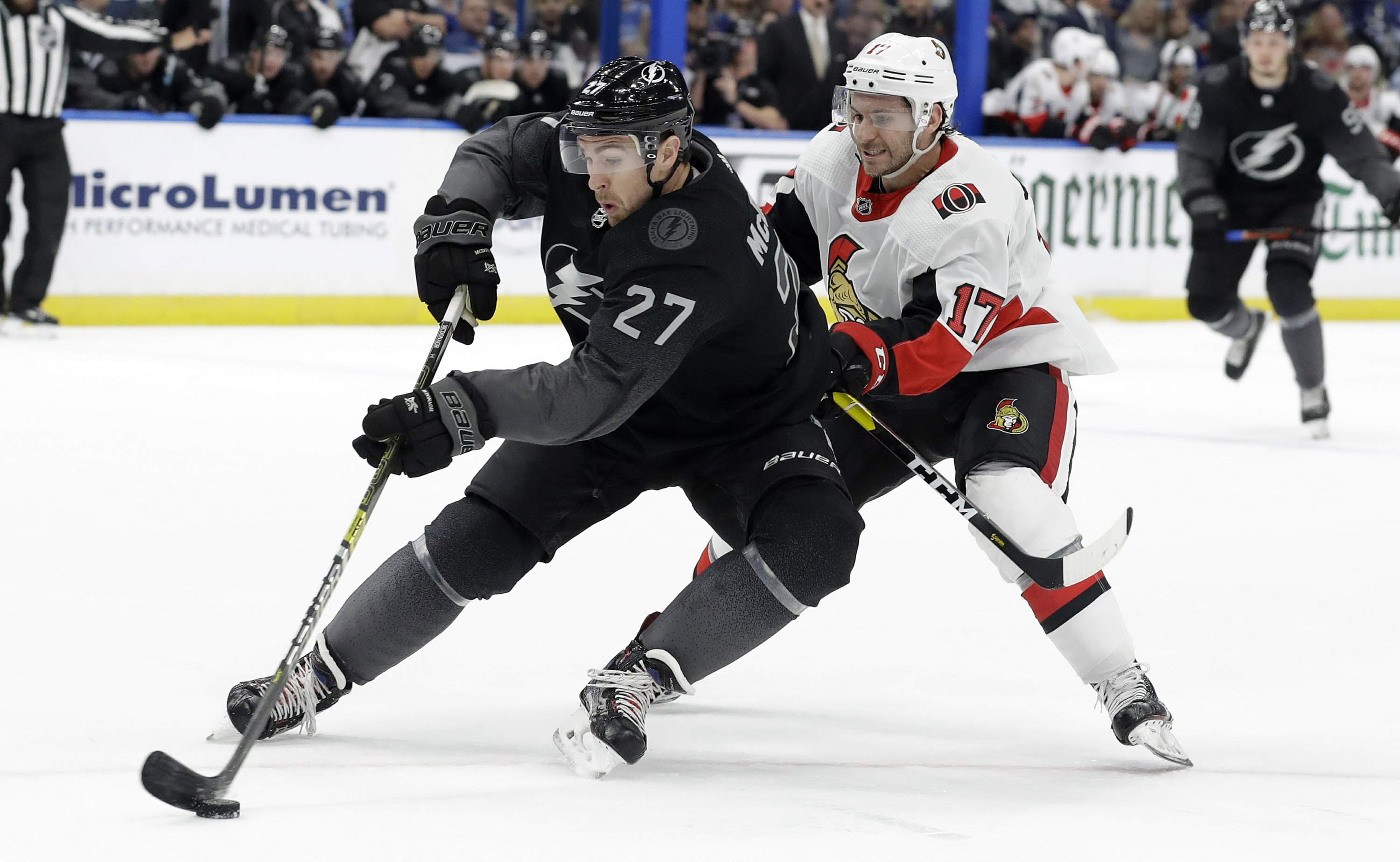 Lightning beat Senators 5-1 for 50th win of season | AP News