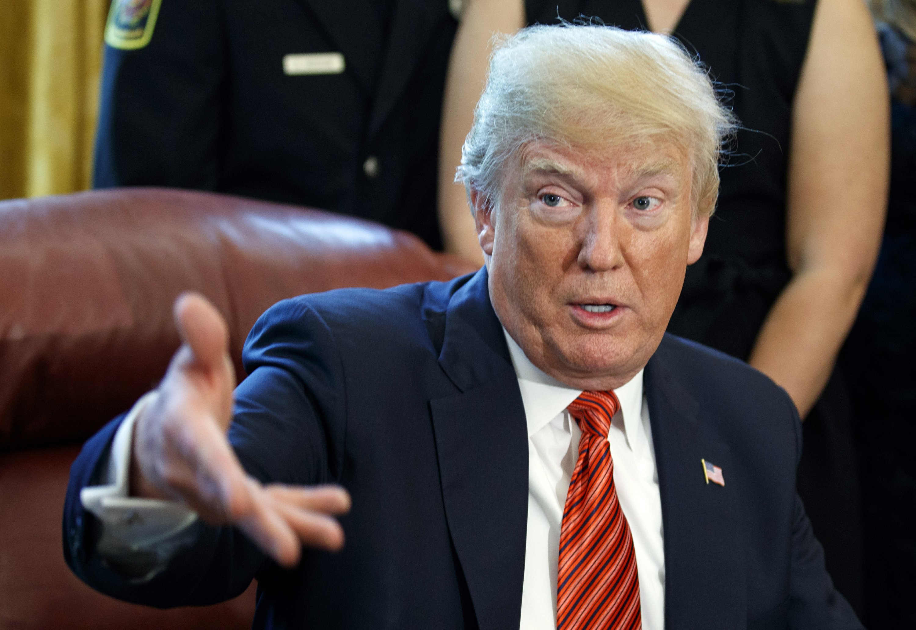 What about those questions for Trump? Will he answer? | AP News