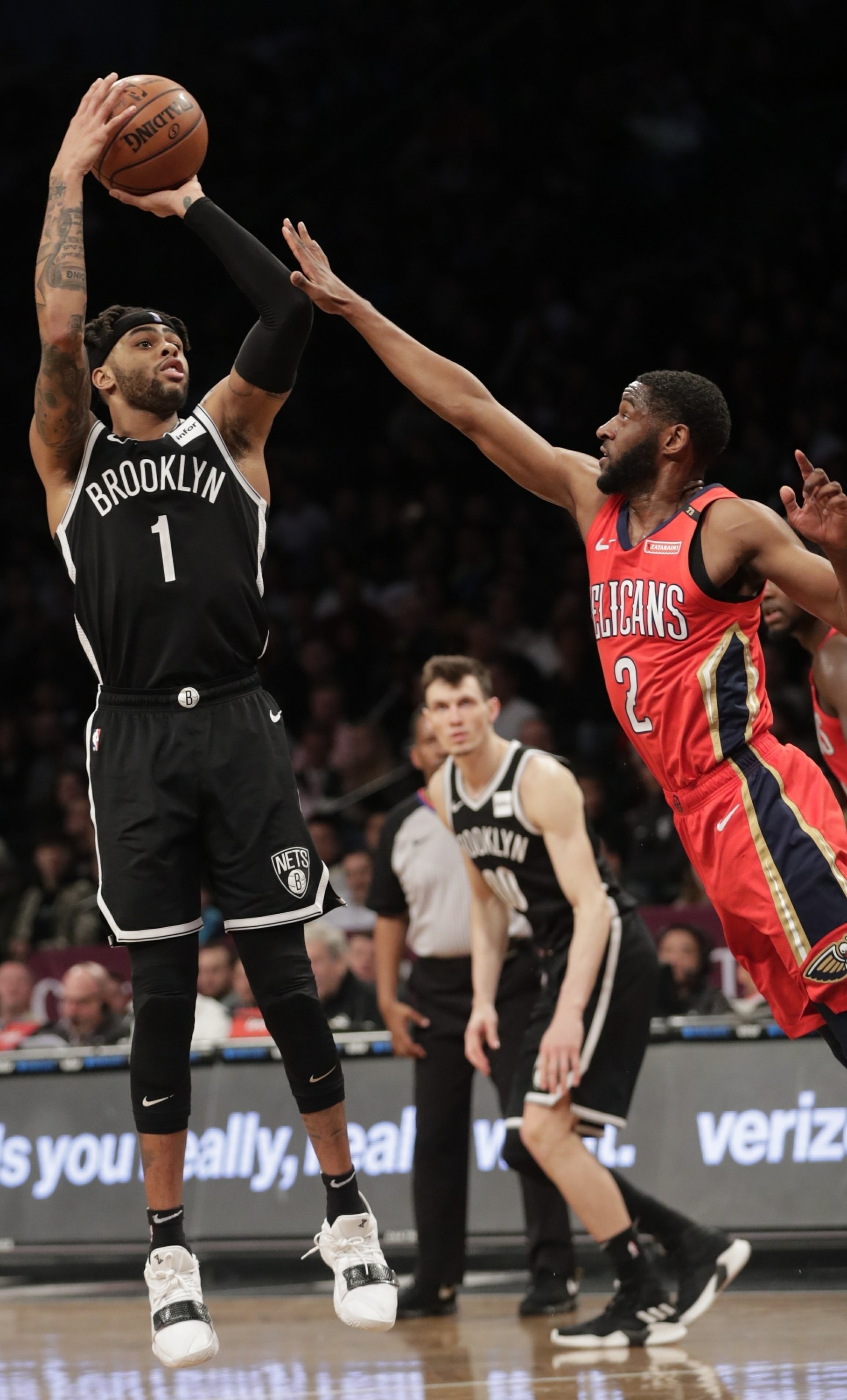 Doble-doble de Russell lleva a Nets a victoria ante Pelicans | AP News