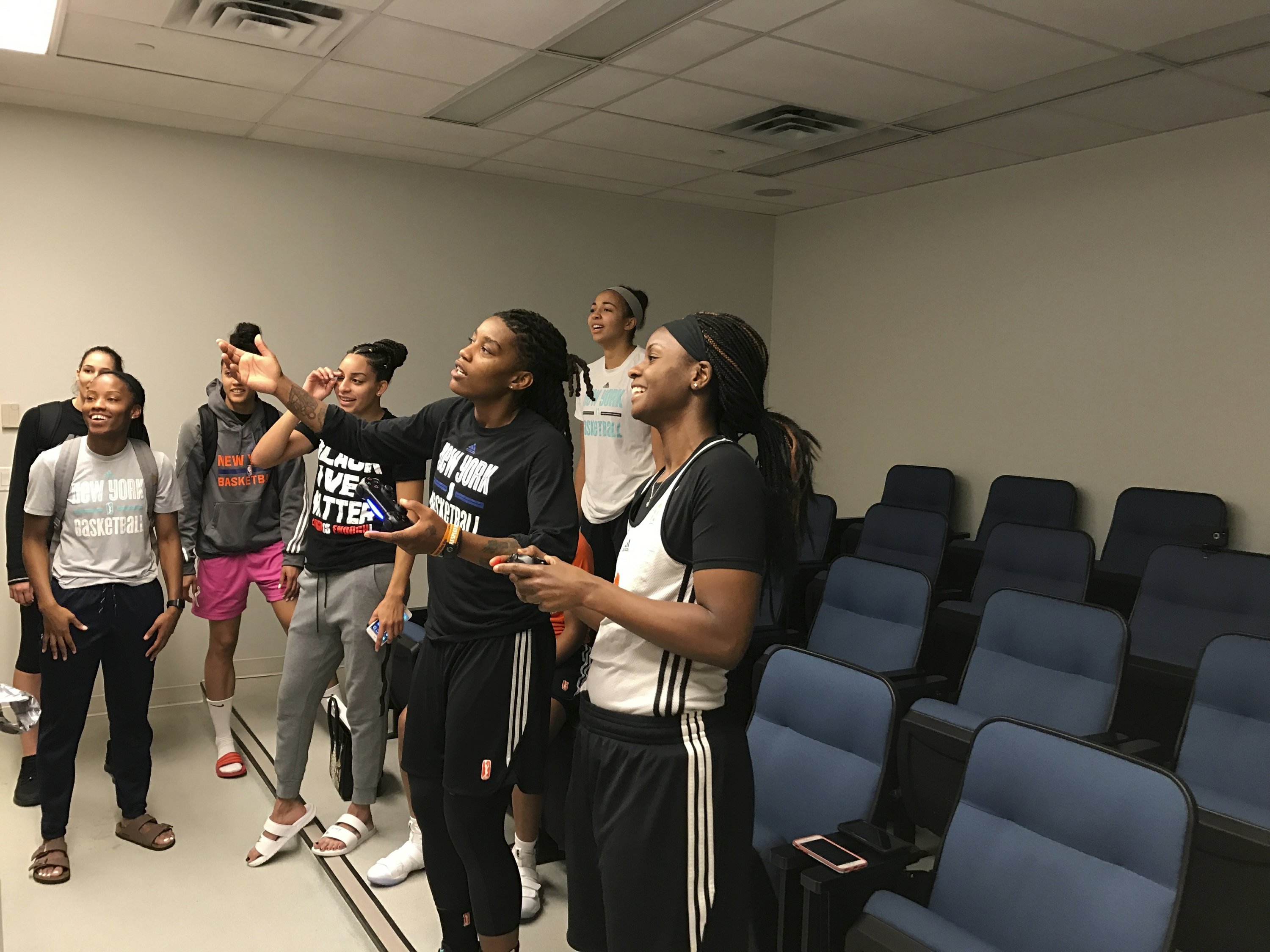 AP Video: Players test out first WNBA video game | AP News