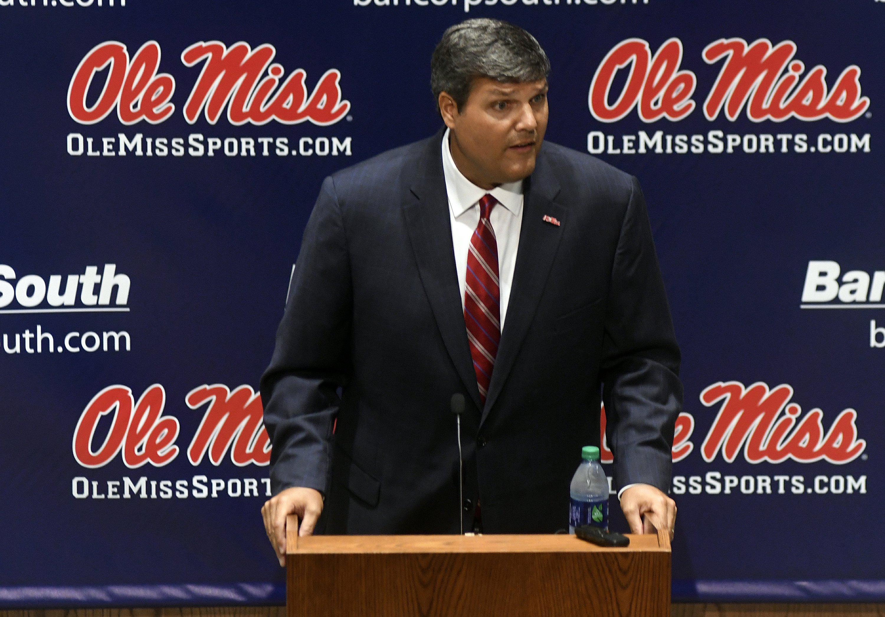 Mississippi's Luke earns his dream job, but in a tough spot | AP News