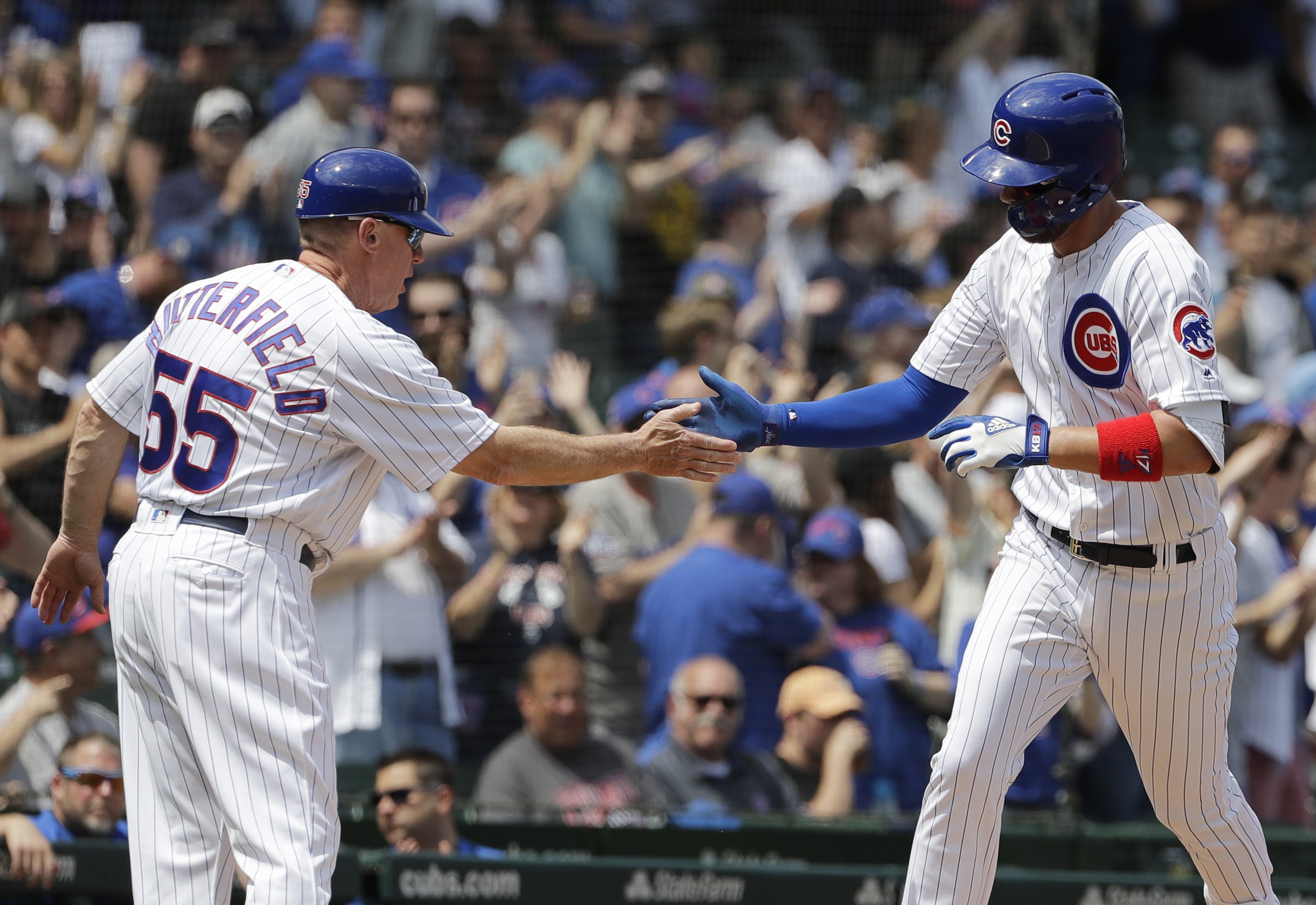 Bryant, Rizzo, Russell go deep, Cubs pound Marlins 13-4 | AP News