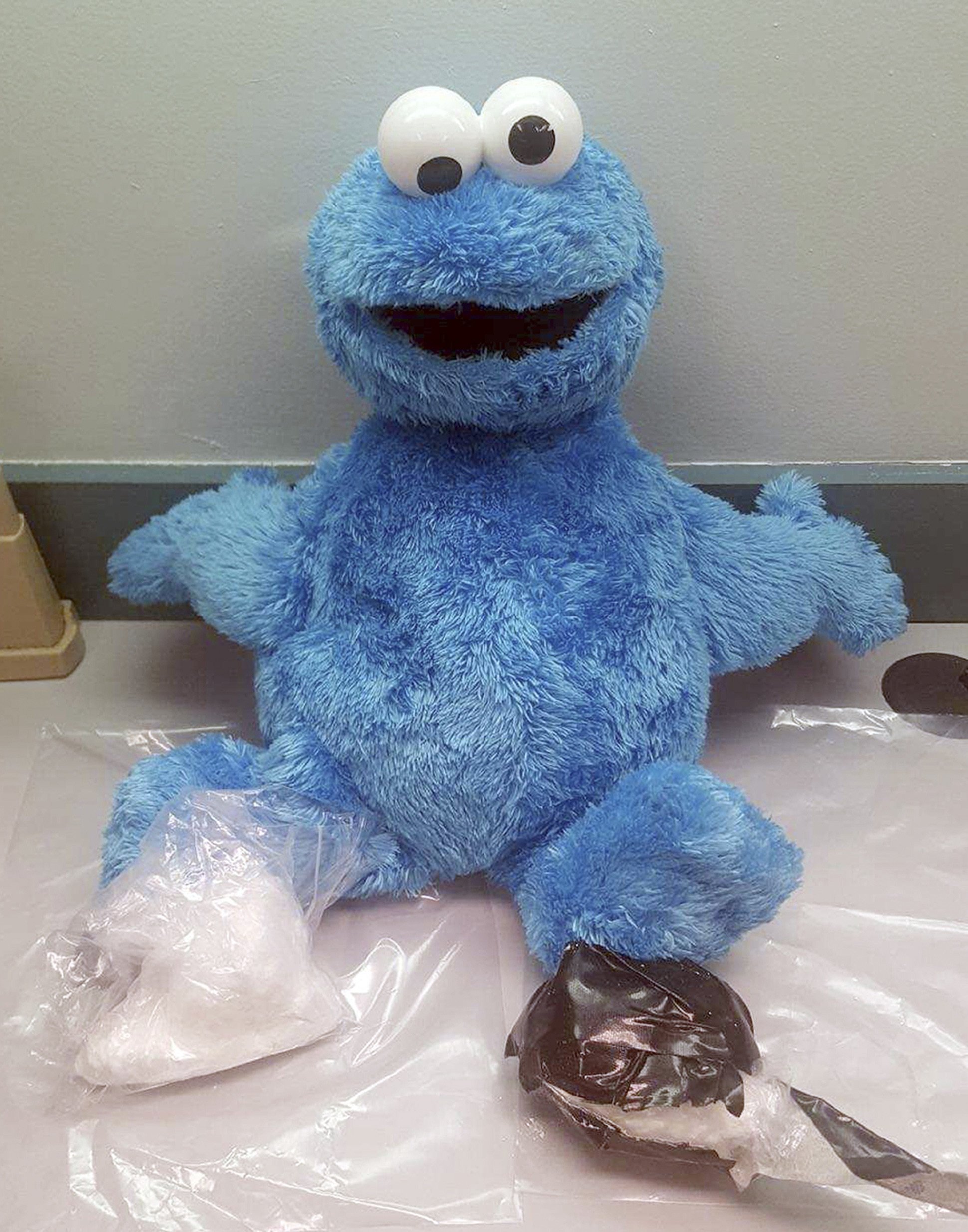 Me want cocaine? Drugs found inside Cookie Monster doll | AP News