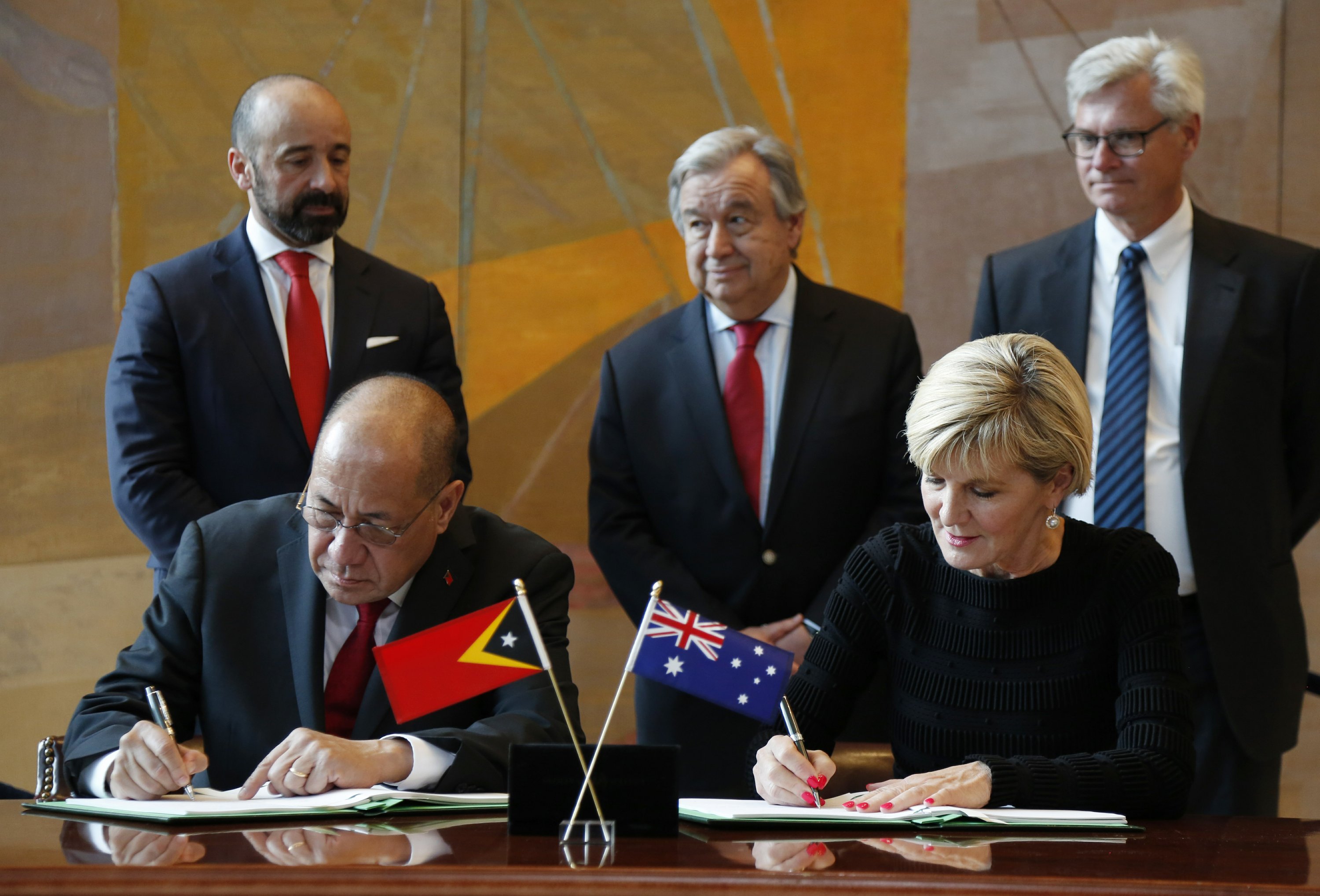 Australia and East Timor sign maritime border treaty | AP News