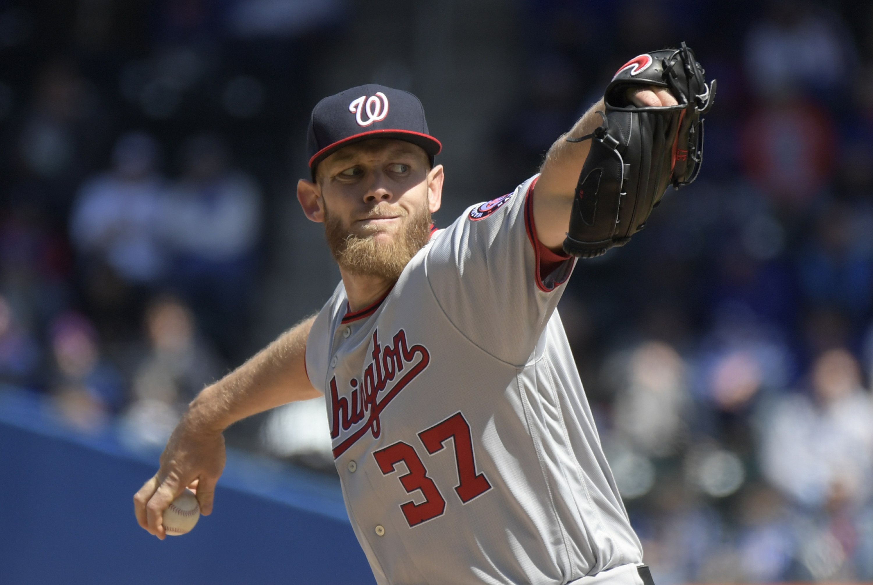 Strasburg, Nats win 4-0 to ruin home opener for weary Mets | AP News