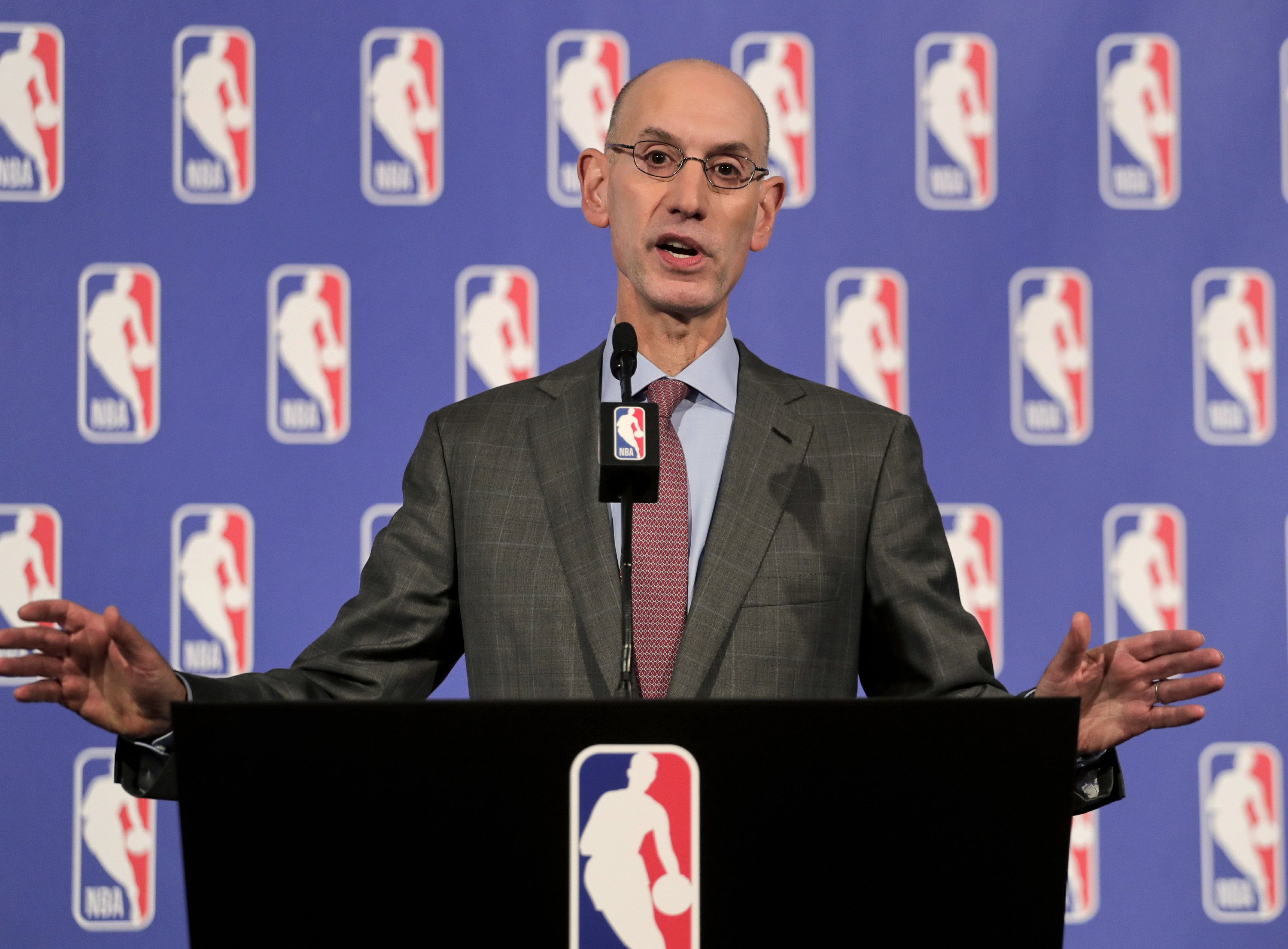 NBA Suggests To Teams Unity Ideas Reminds Of Anthem Rule AP News nba-suggests-to-teams-unity-ideas-reminds-of-anthem-rule-ap-news