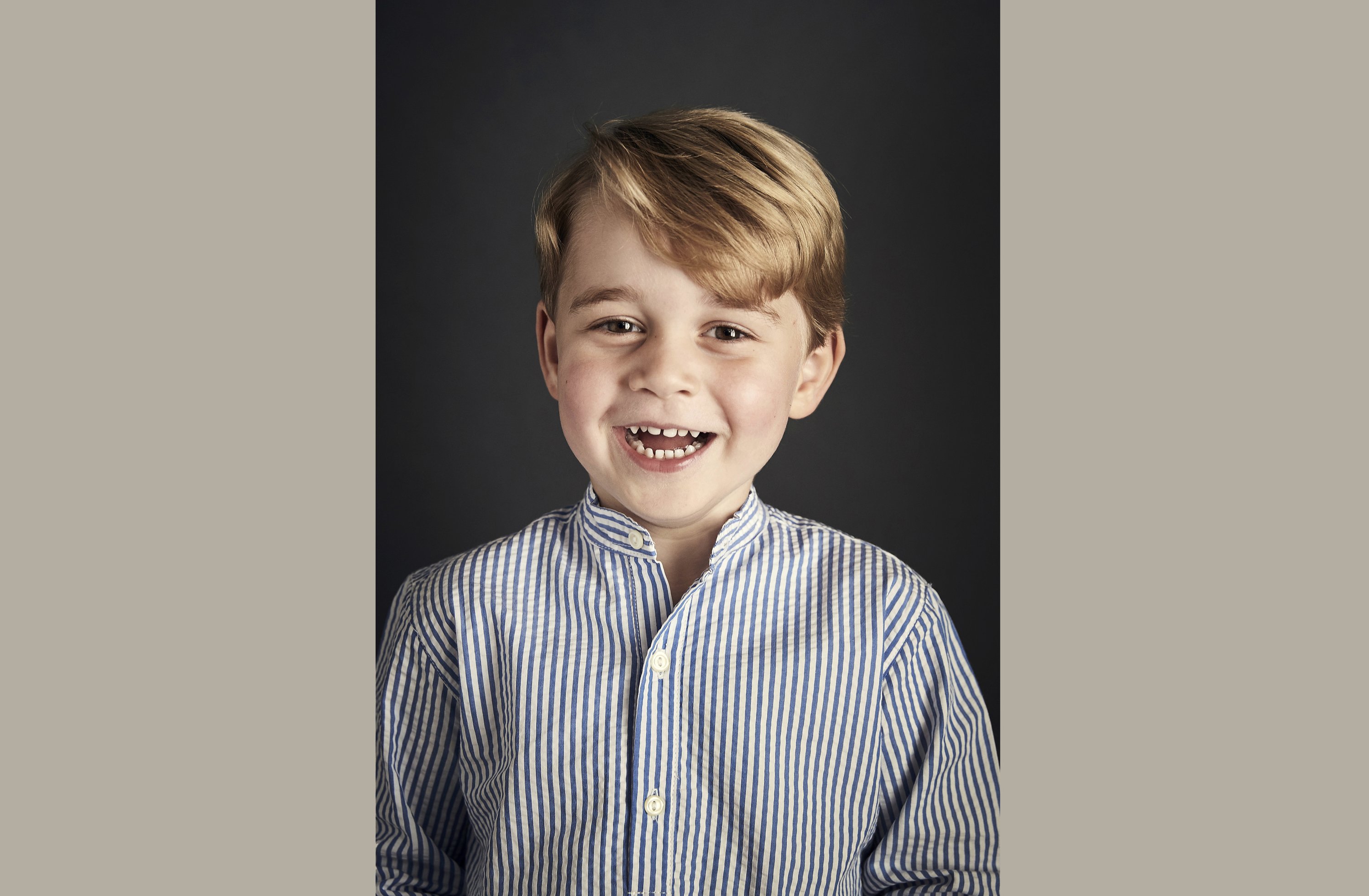 UK palace releases Prince George's 4th birthday portrait | AP News