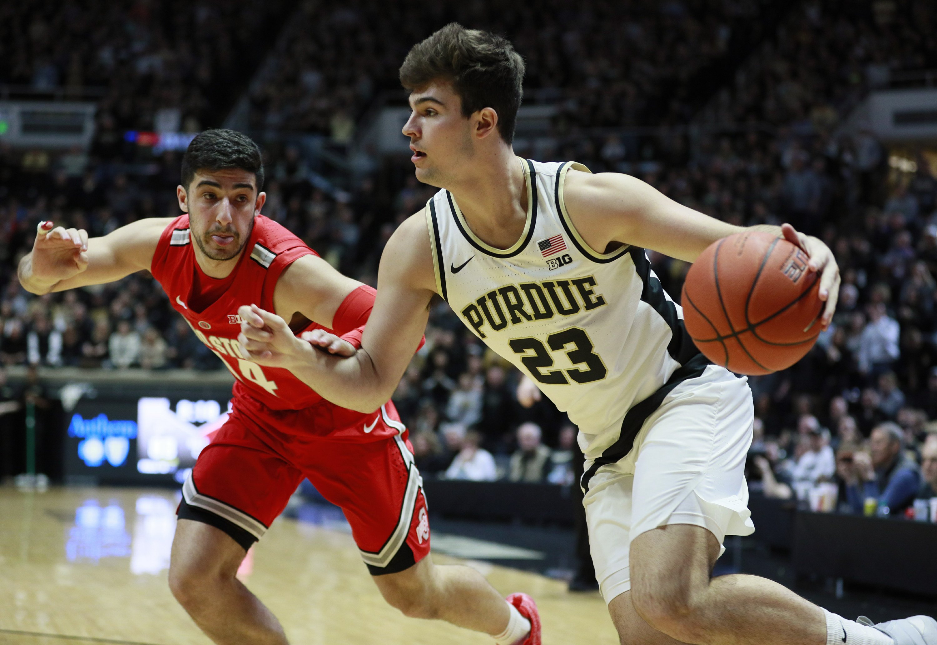 No. 14 Purdue beats Ohio State, grabs solo lead of Big Ten | AP News