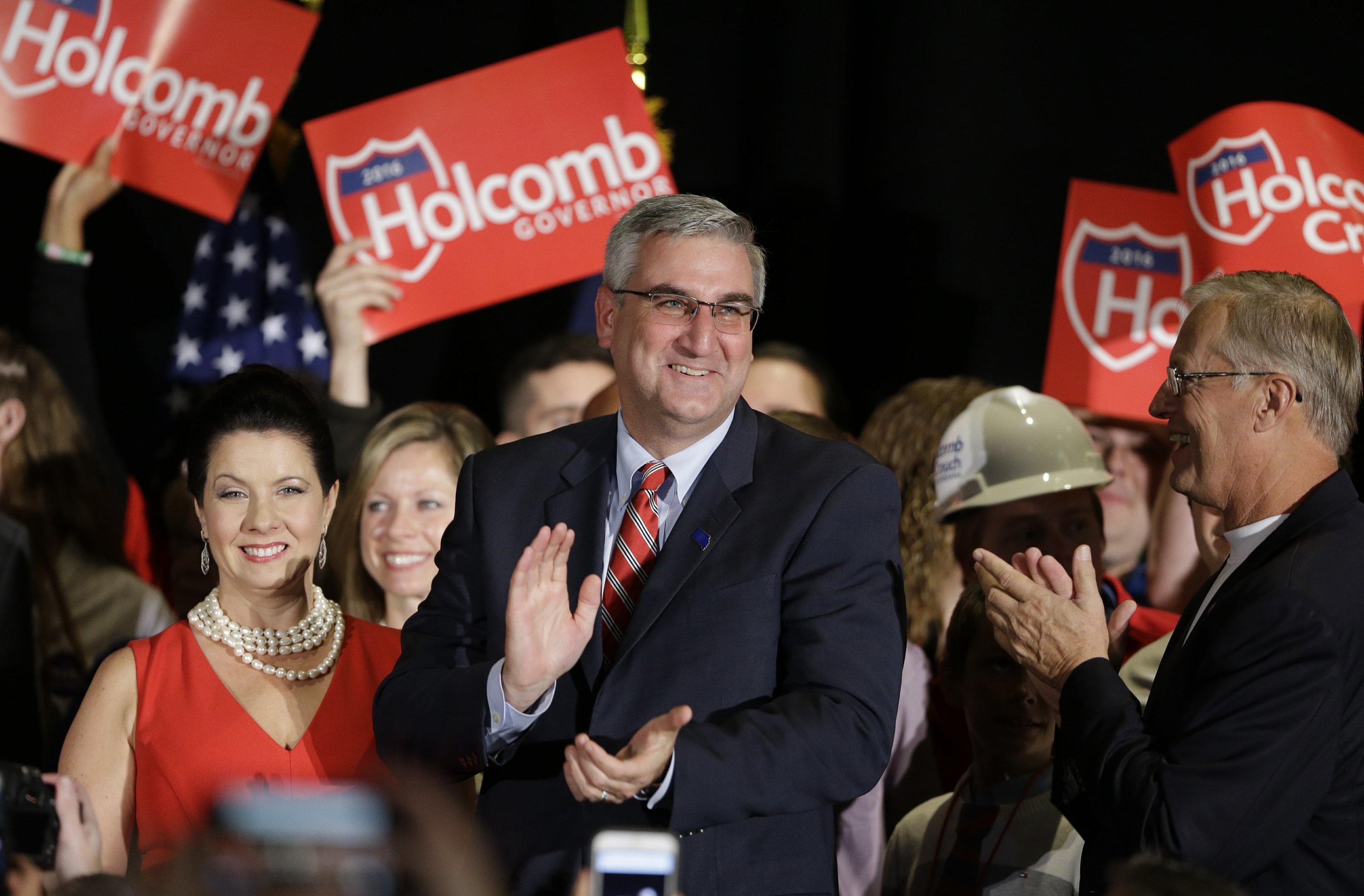 Holcomb inaugurated as Indiana's governor, succeeding Pence | AP News