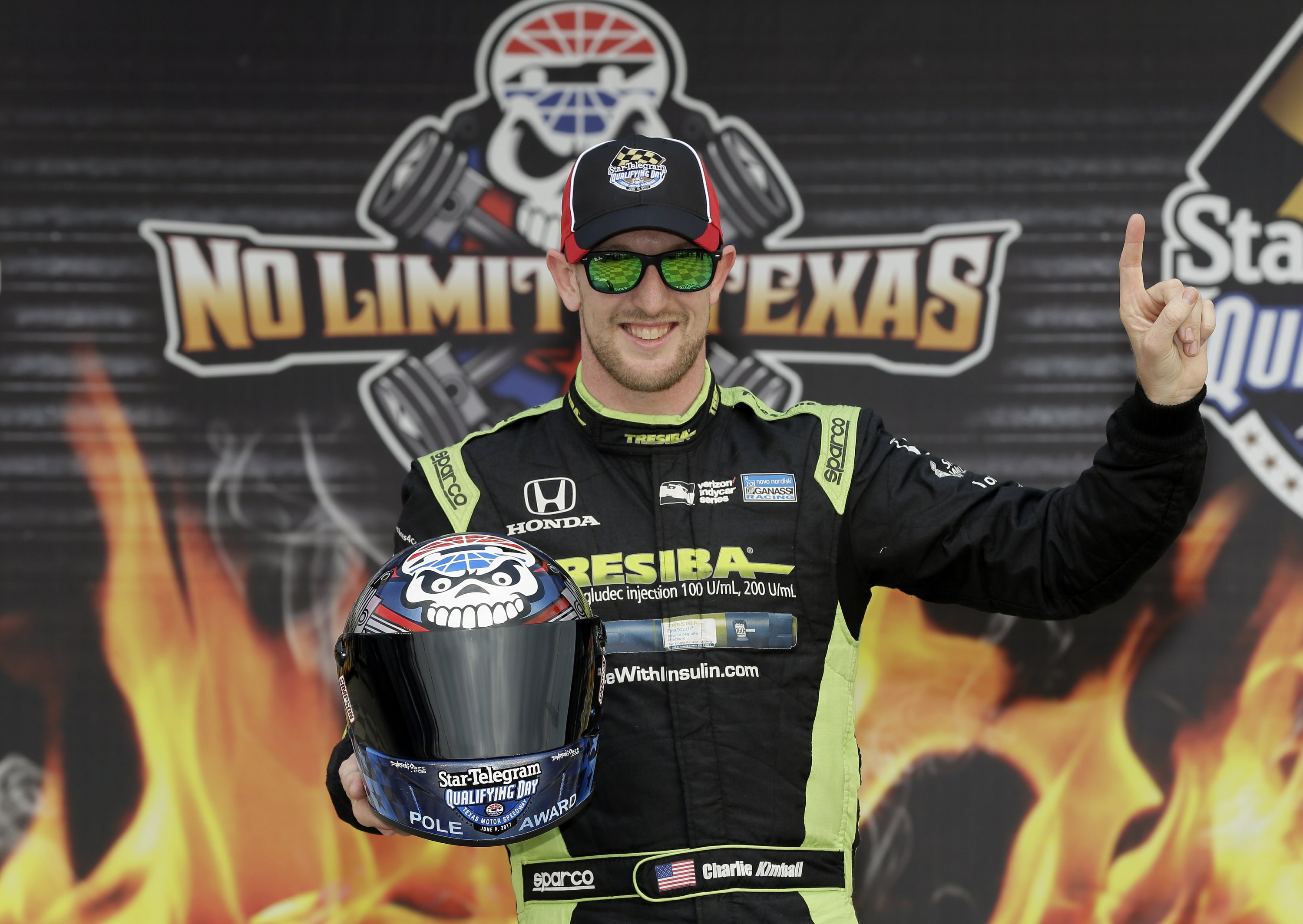 Kimball gets 1st IndyCar pole, record run at repaved Texas | AP News