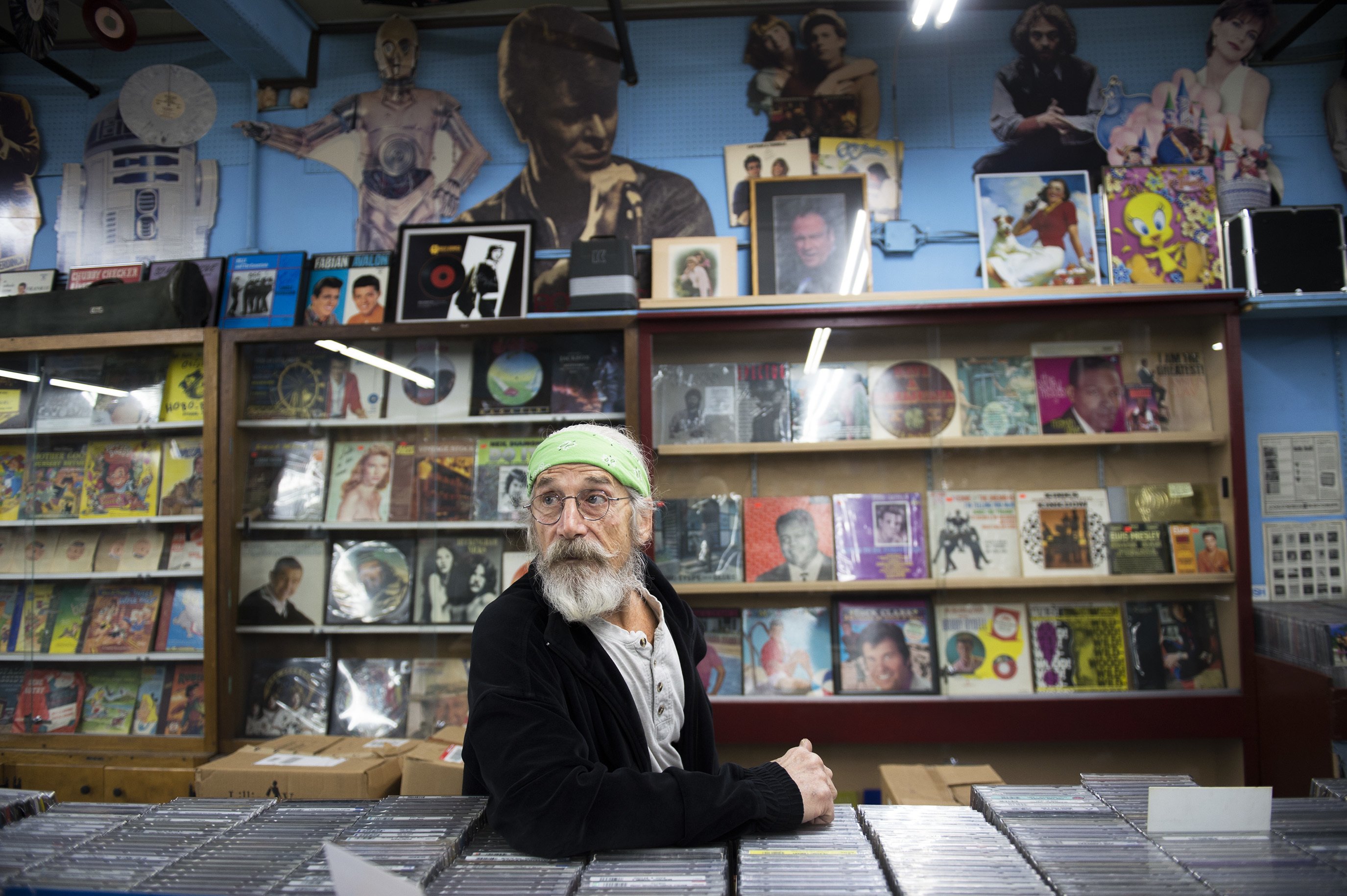 Vinyl lives on at New Jersey record shop | AP News
