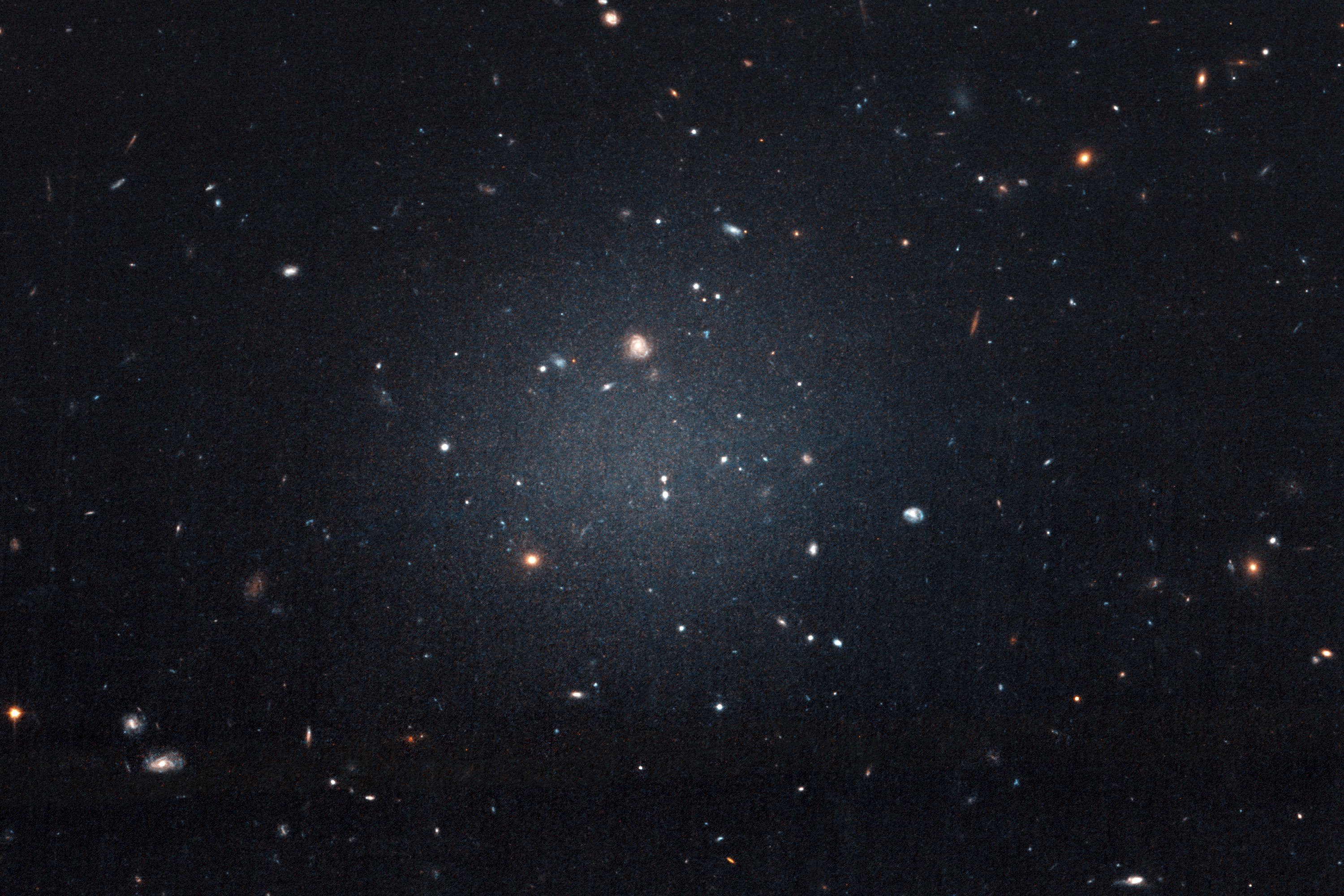 Astronomers baffled by distant galaxy void of dark matter | AP News