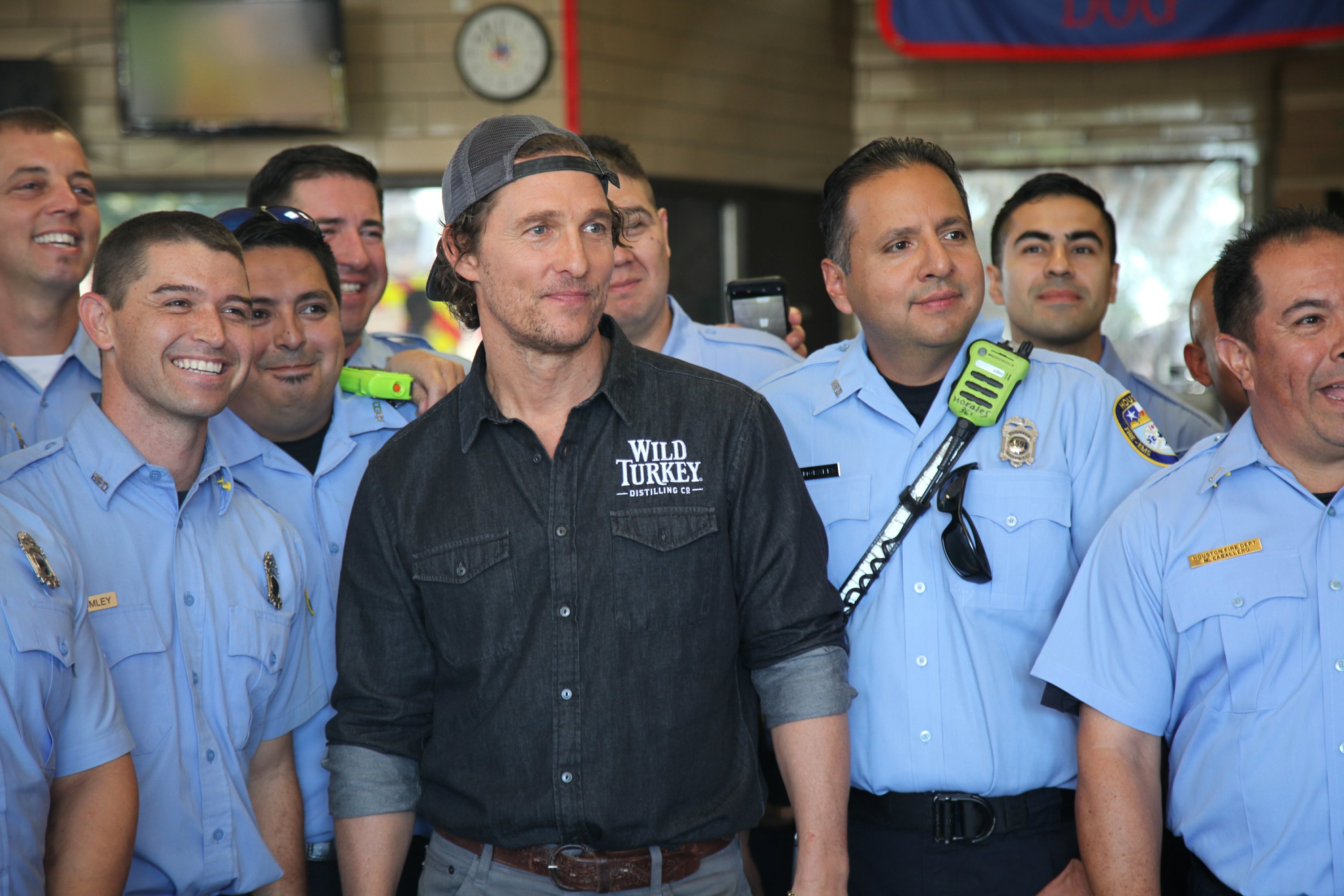 McConaughey gives back to first responders in Texas visit | AP News