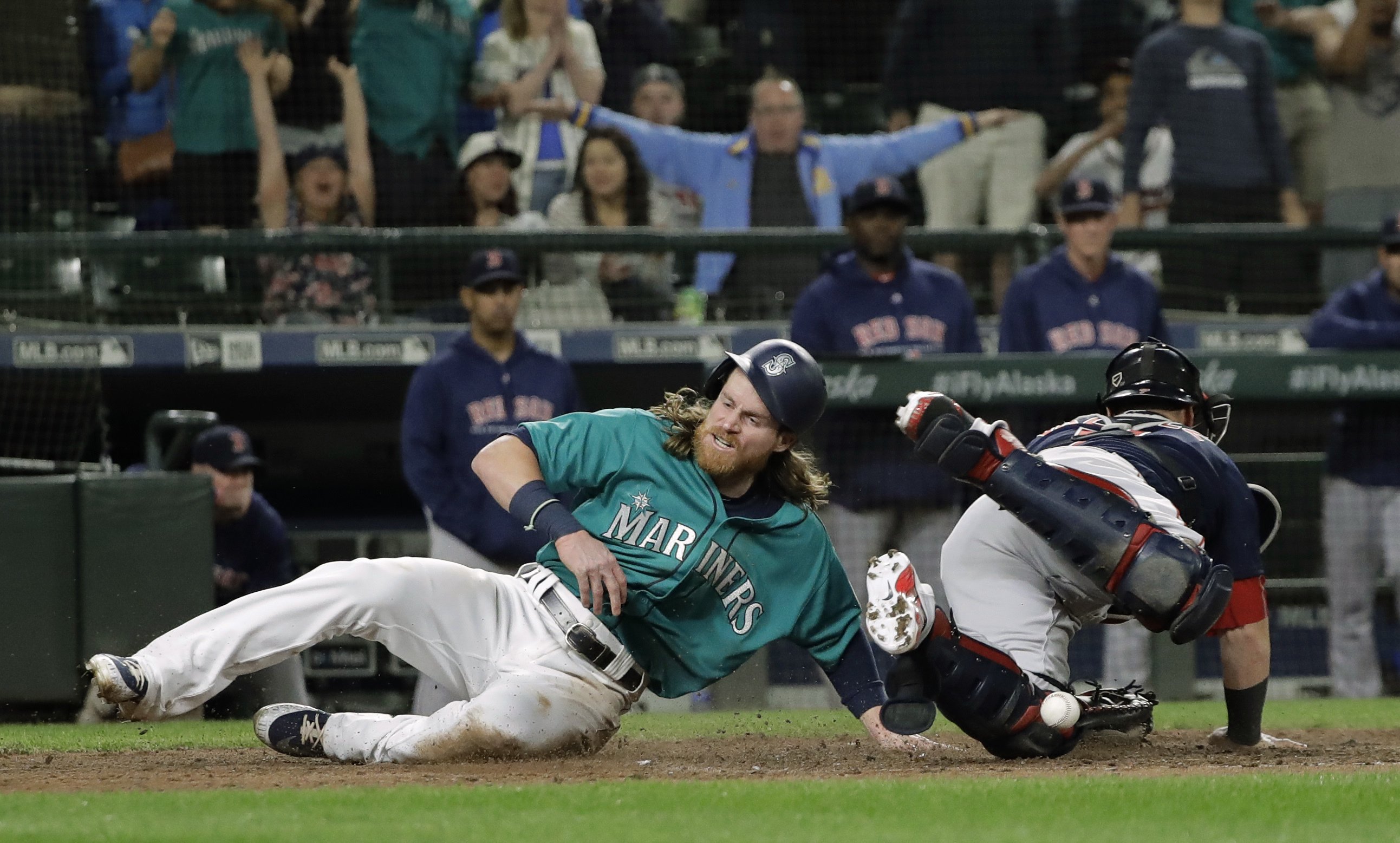 Span has key pinch hit as Mariners rally past Red Sox, 7-6 | AP News