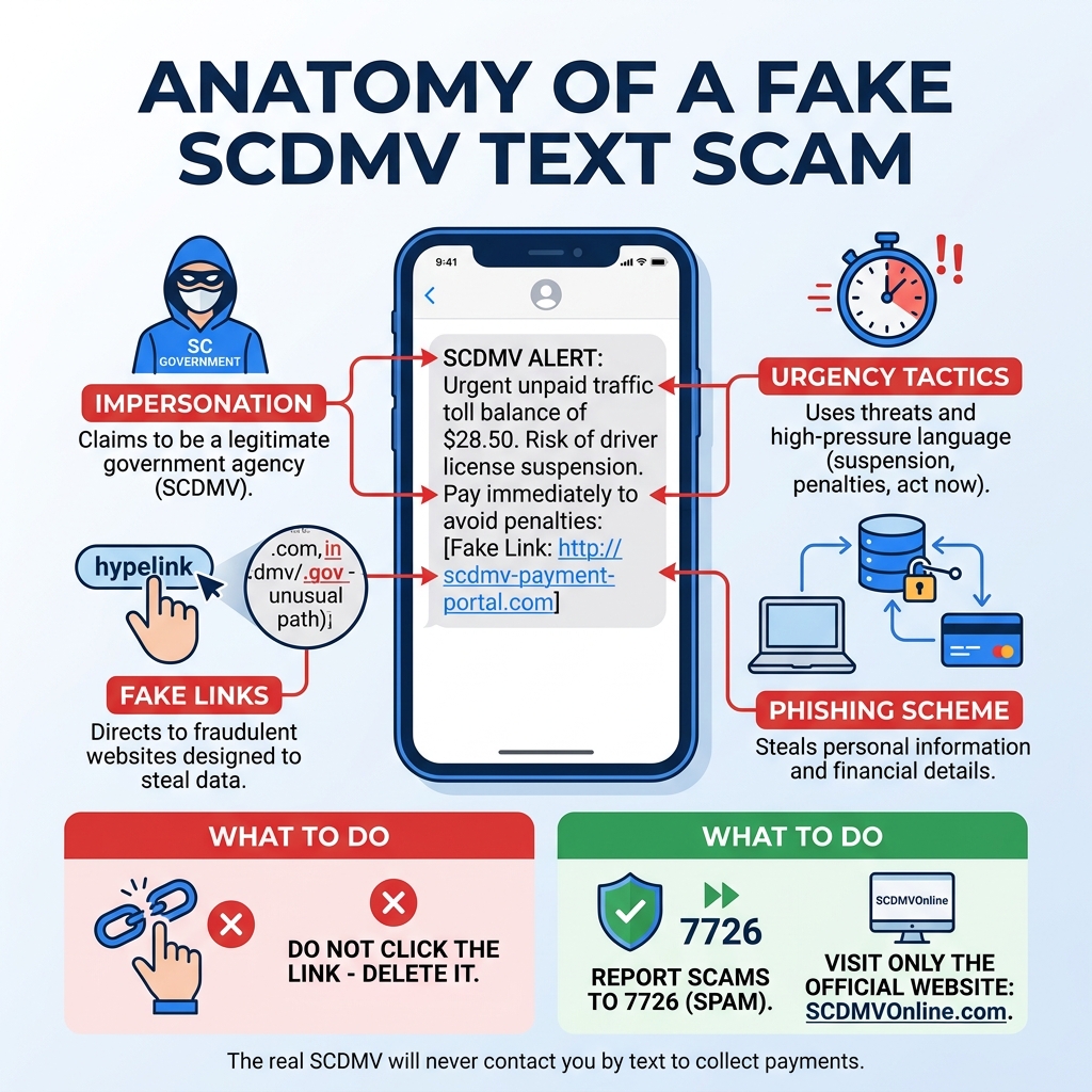 SCDMV Scam: A Traffic Reporter Got One — Here's How Bad It's Gotten ...